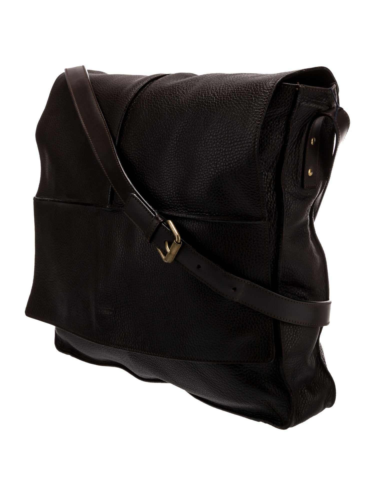 Coach Leather Messenger Bag - Black Messenger Bags, Bags - CCH49374 ...