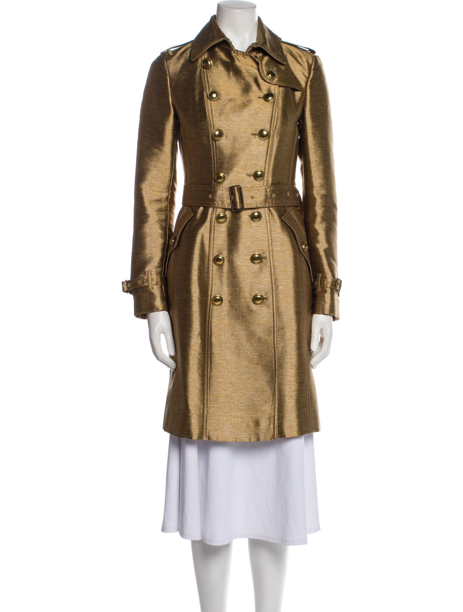 Burberry London Trench Coat - Gold Coats, Clothing - WBURL174435 | The ...