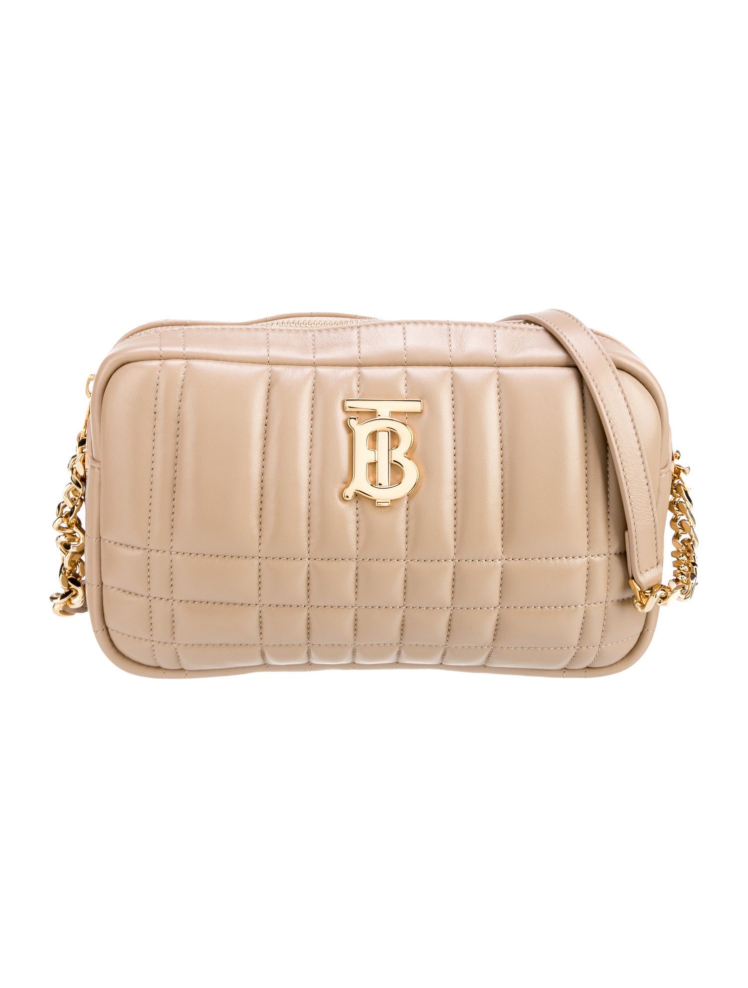 Burberry TB Monogram Crossbody Bag - Neutrals Crossbody Bags, Handbags ...