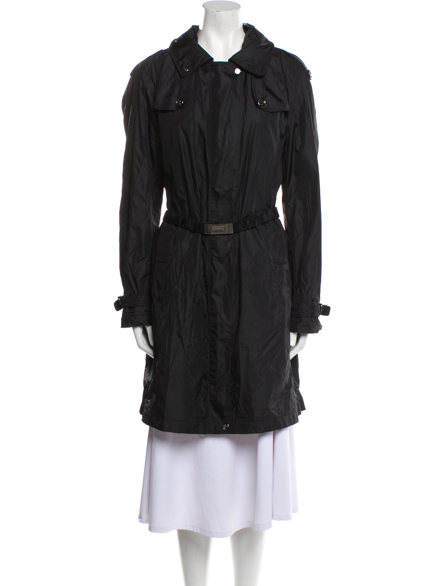 Burberry Brit Trench Coat w/ Tags - Blue Coats, Clothing - BUR445621 ...