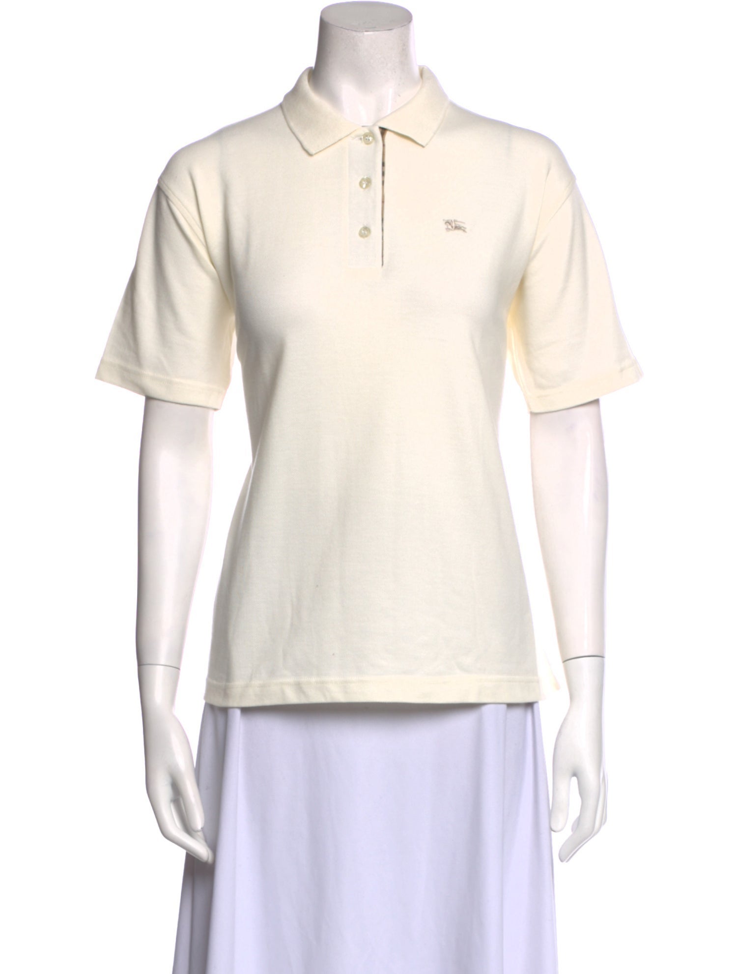 Burberry London Short Sleeve Polo w/ Tags - Neutrals Tops, Clothing ...