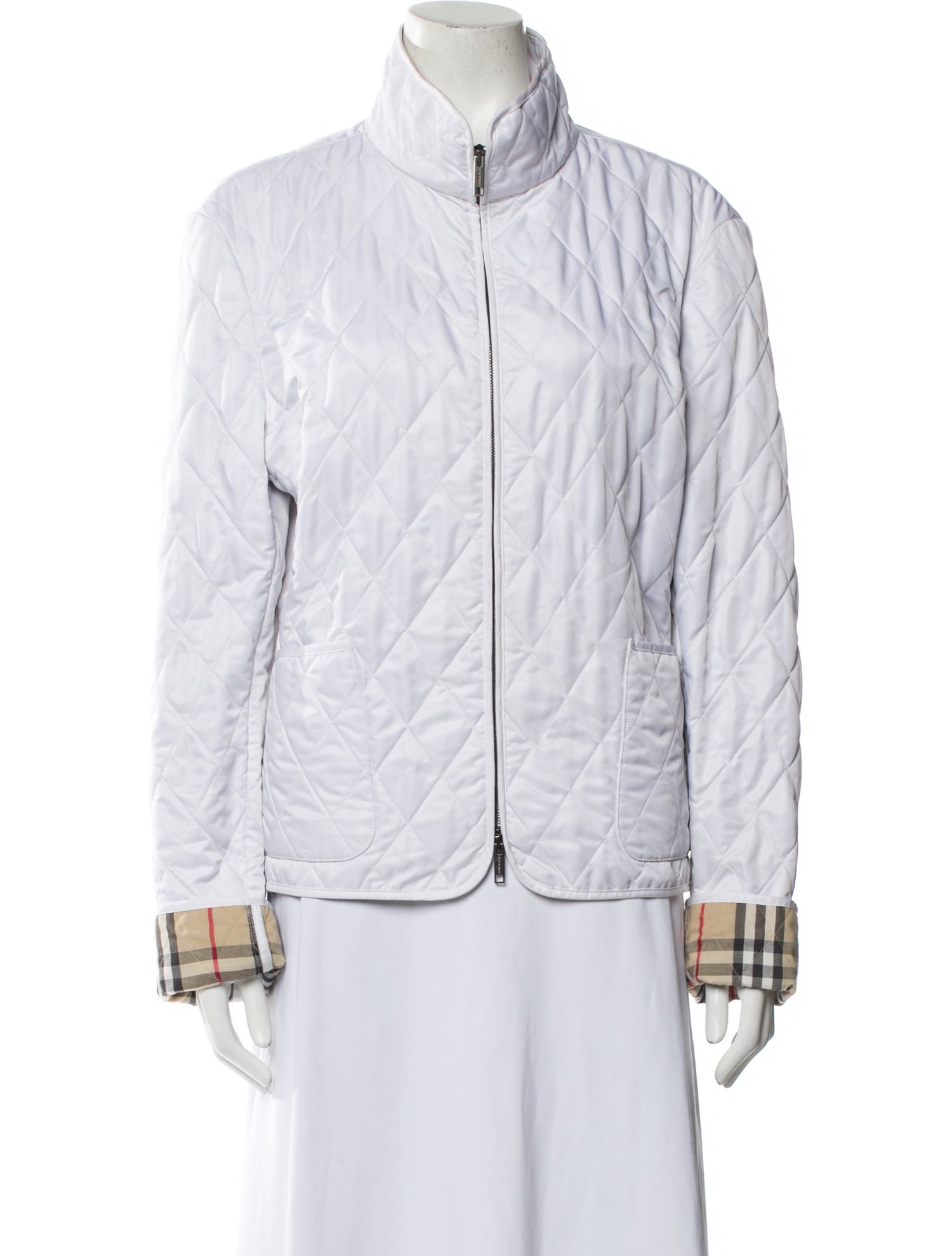 Burberry London Bomber Jacket - White Jackets, Clothing - WBURL191620 ...