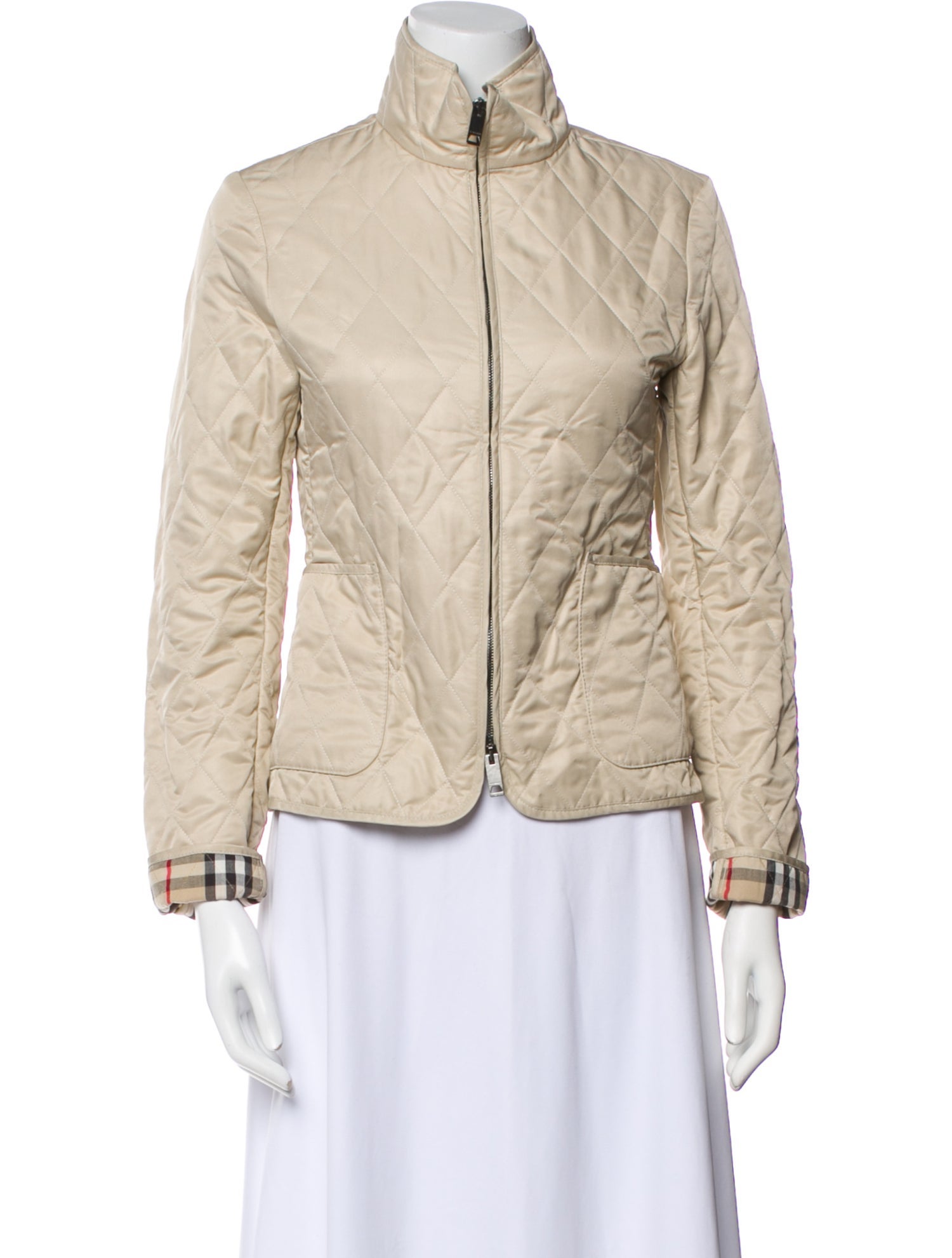 Burberry London Bomber Jacket - Neutrals Jackets, Clothing ...