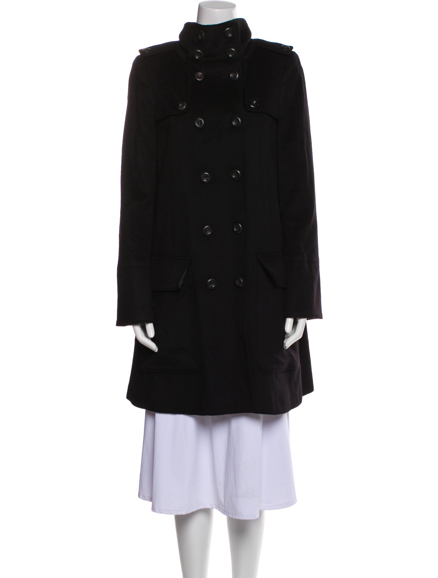 Burberry London Cashmere - Black Coats, Clothing - WBURL193058 | The ...