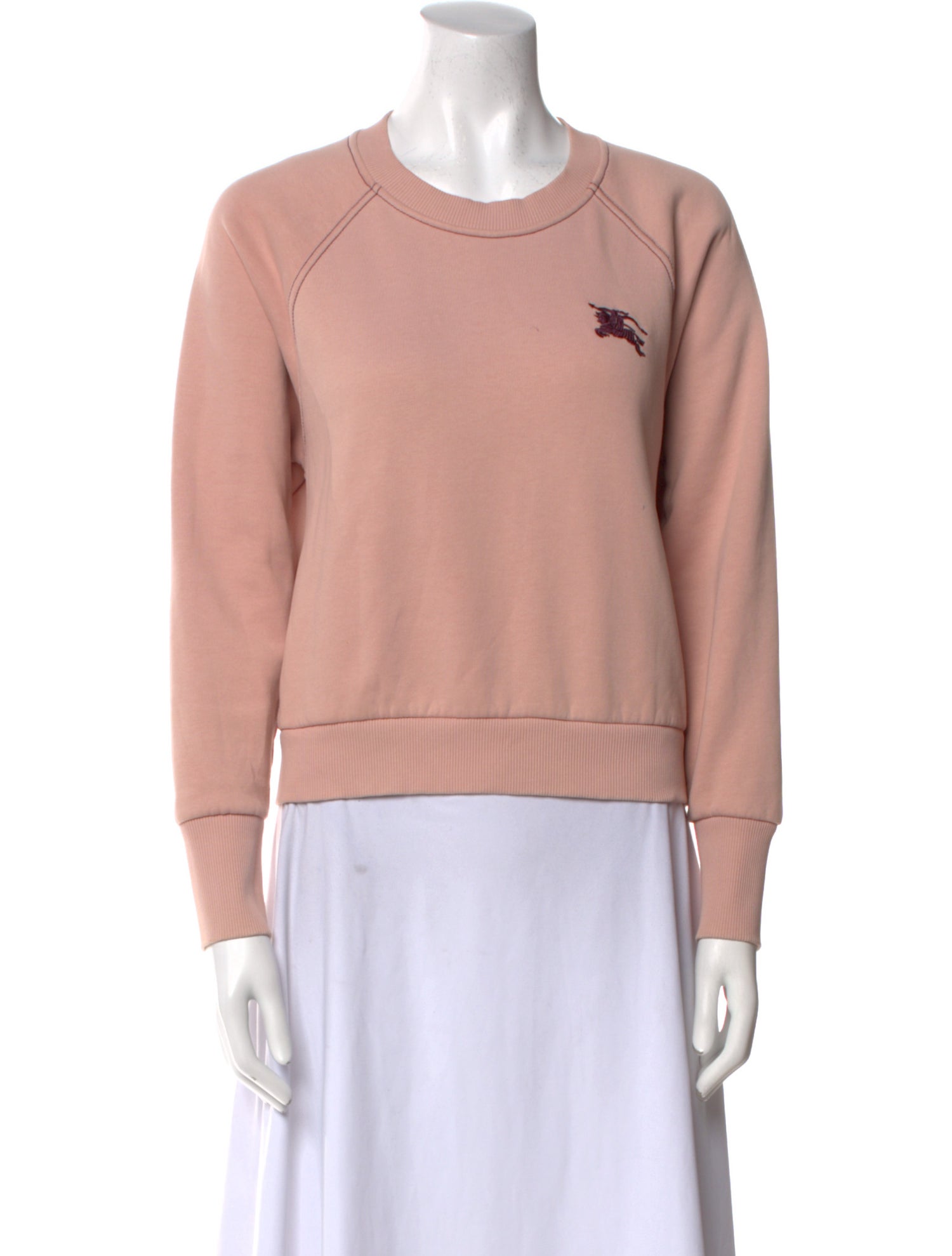 Burberry London Crew Neck Sweater - Pink Knitwear, Clothing ...