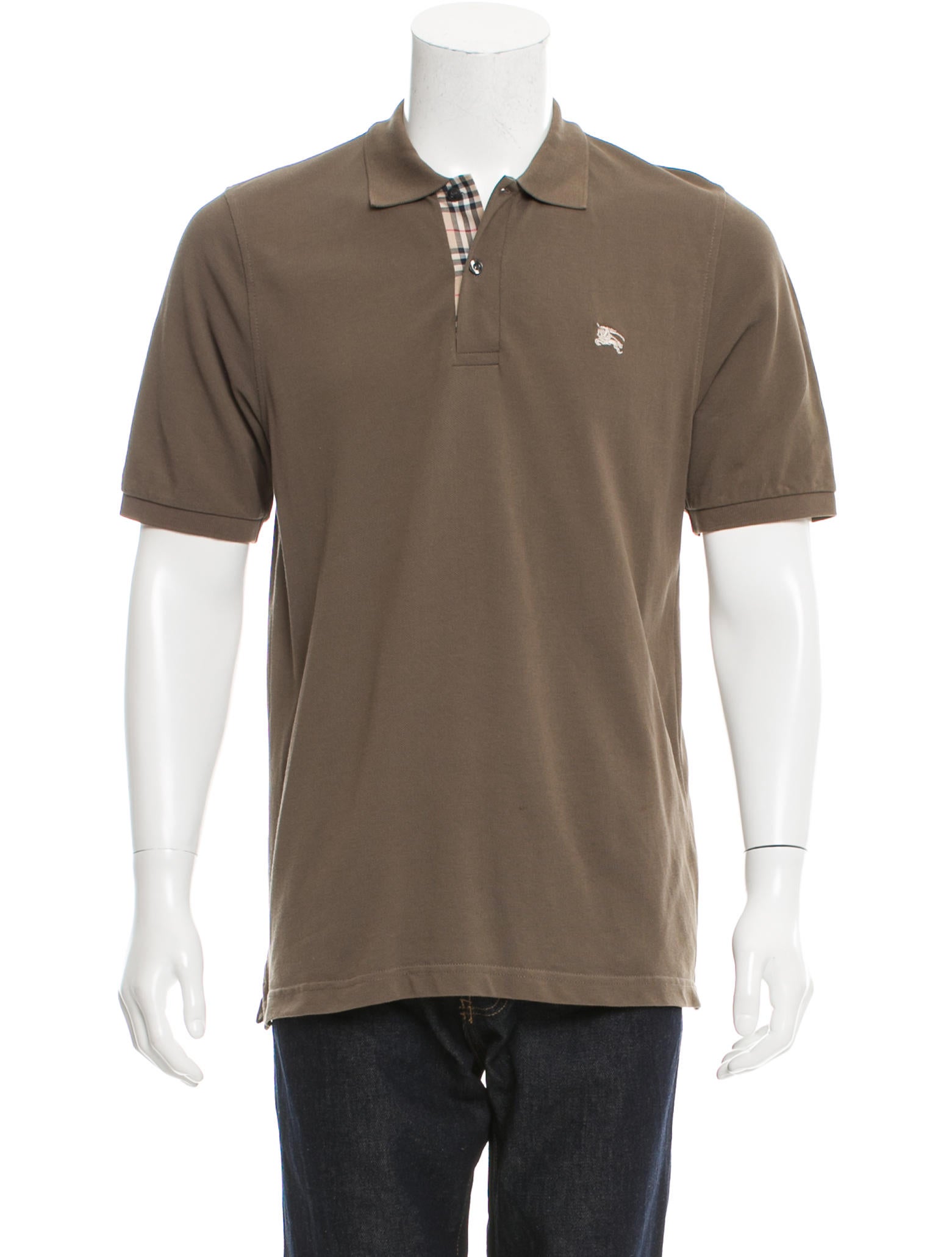 Burberry London Logo-Embroidered Polo Shirt - Clothing - WBURL23915 ...