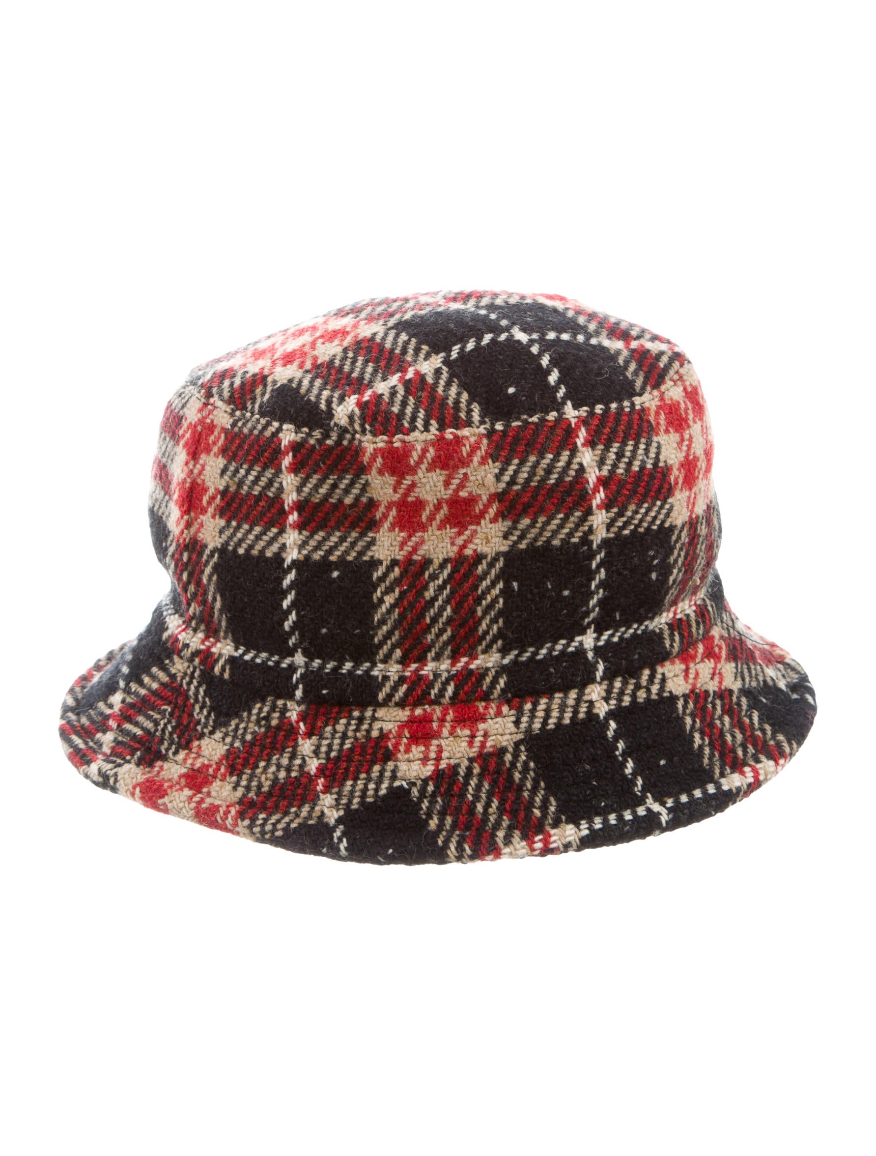Burberry London Check Wool Bucket Hat - Accessories - WBURL26458 | The ...