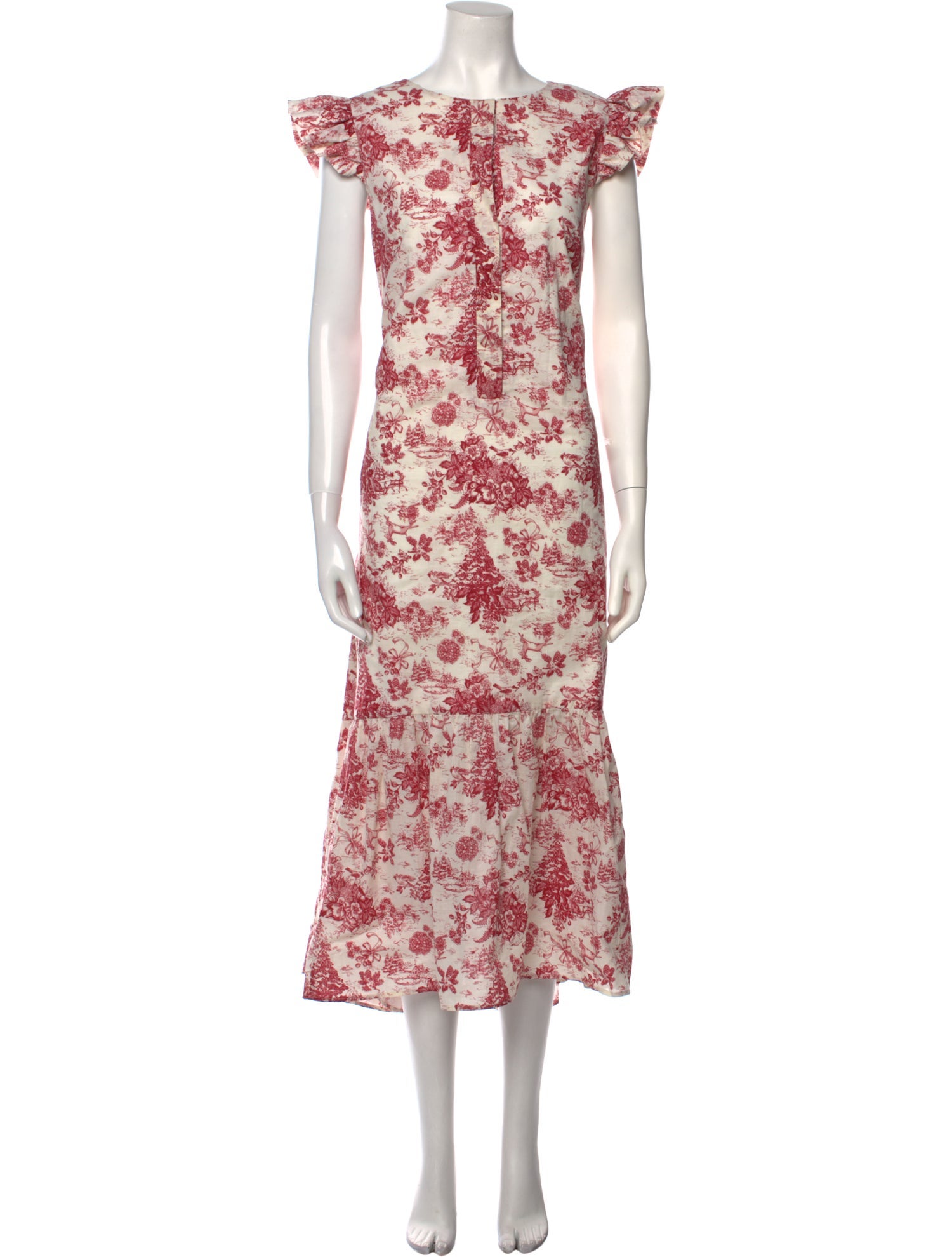 Buru Floral Print Long Dress - Pink Dresses, Clothing - WBUUR21043 ...