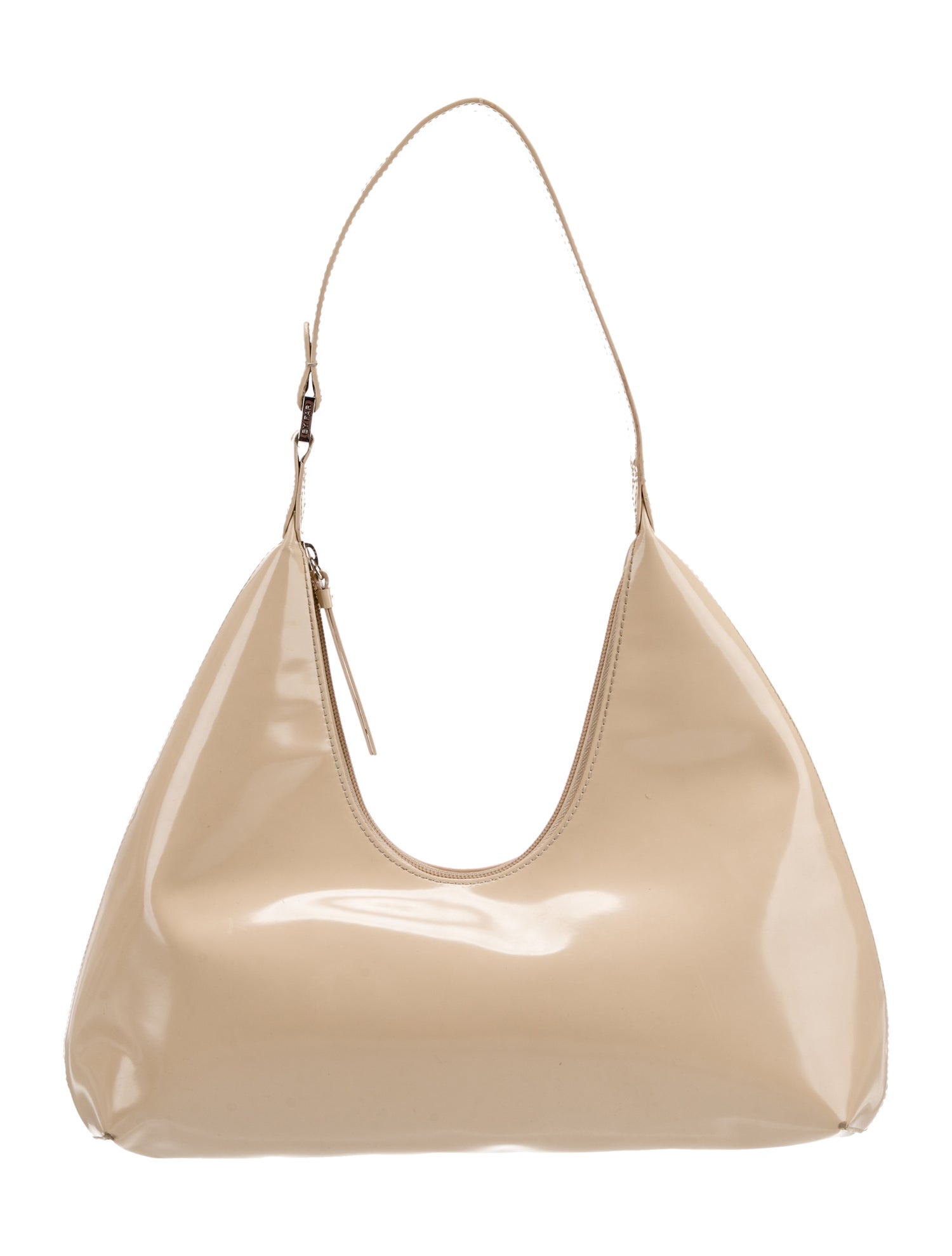 By Far Leather Hobo - Neutrals Shoulder Bags, Handbags - WBYFA29036 ...
