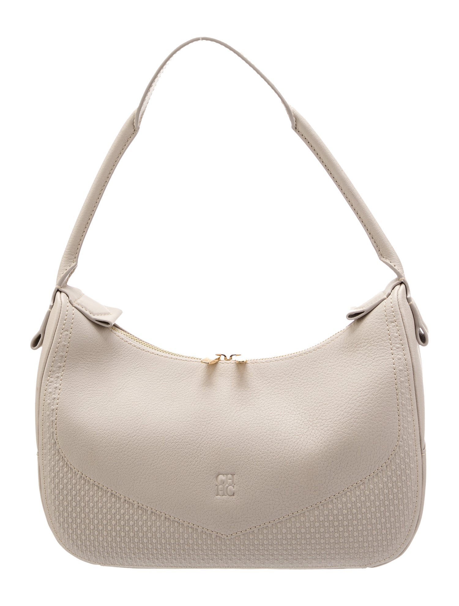 CH Carolina Herrera Smooth Leather Shoulder Bag - Neutrals Shoulder ...