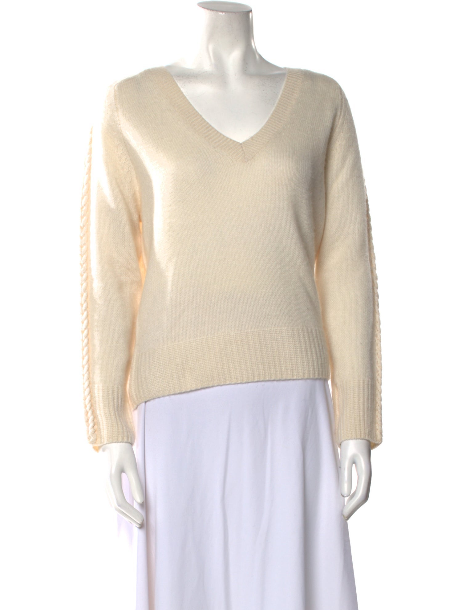 Ralph Lauren Collection Cashmere Crew Neck Sweater - Neutrals Knitwear ...