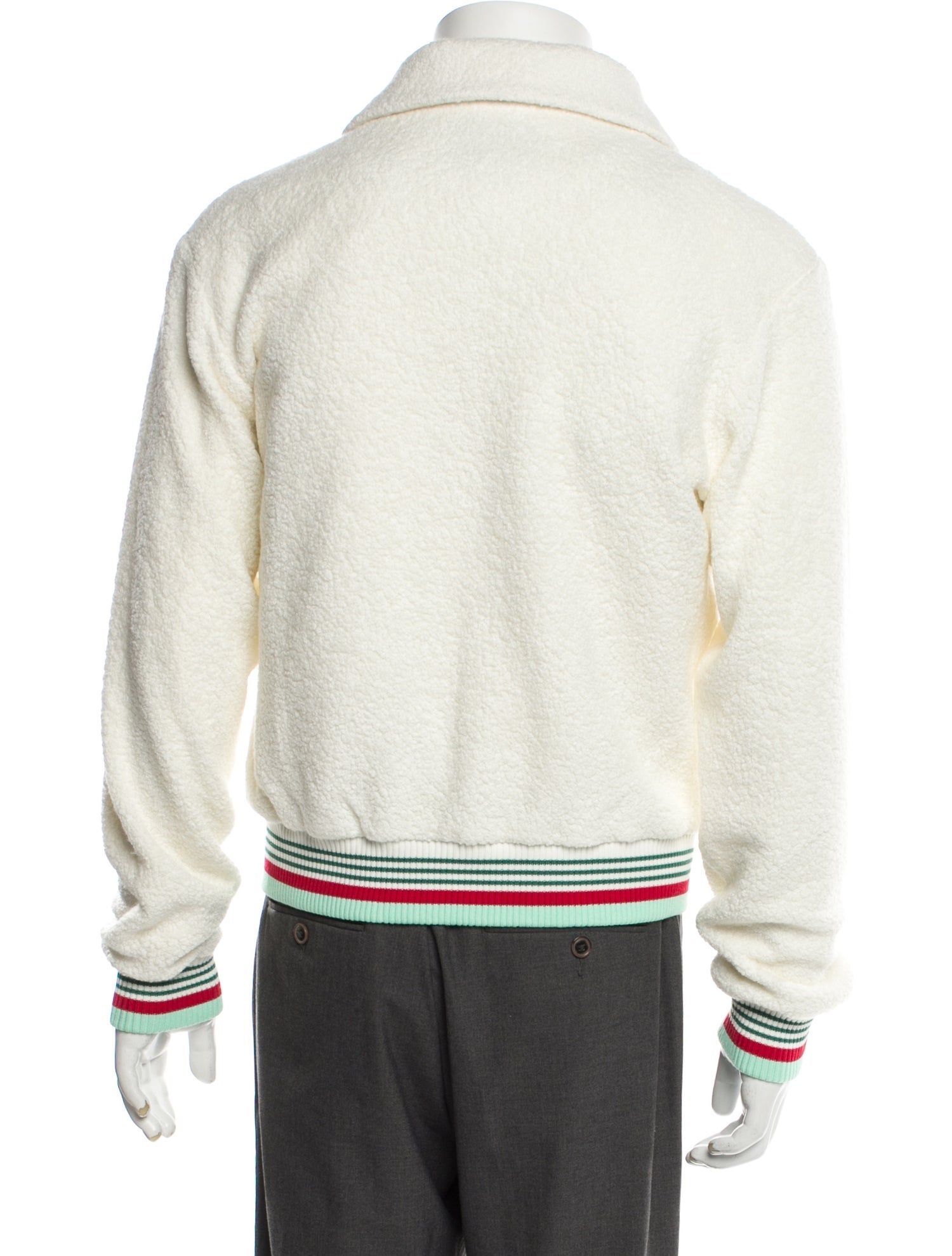 Casablanca 2023 Striped Varsity Jacket w/ Tags - Neutrals Outerwear ...