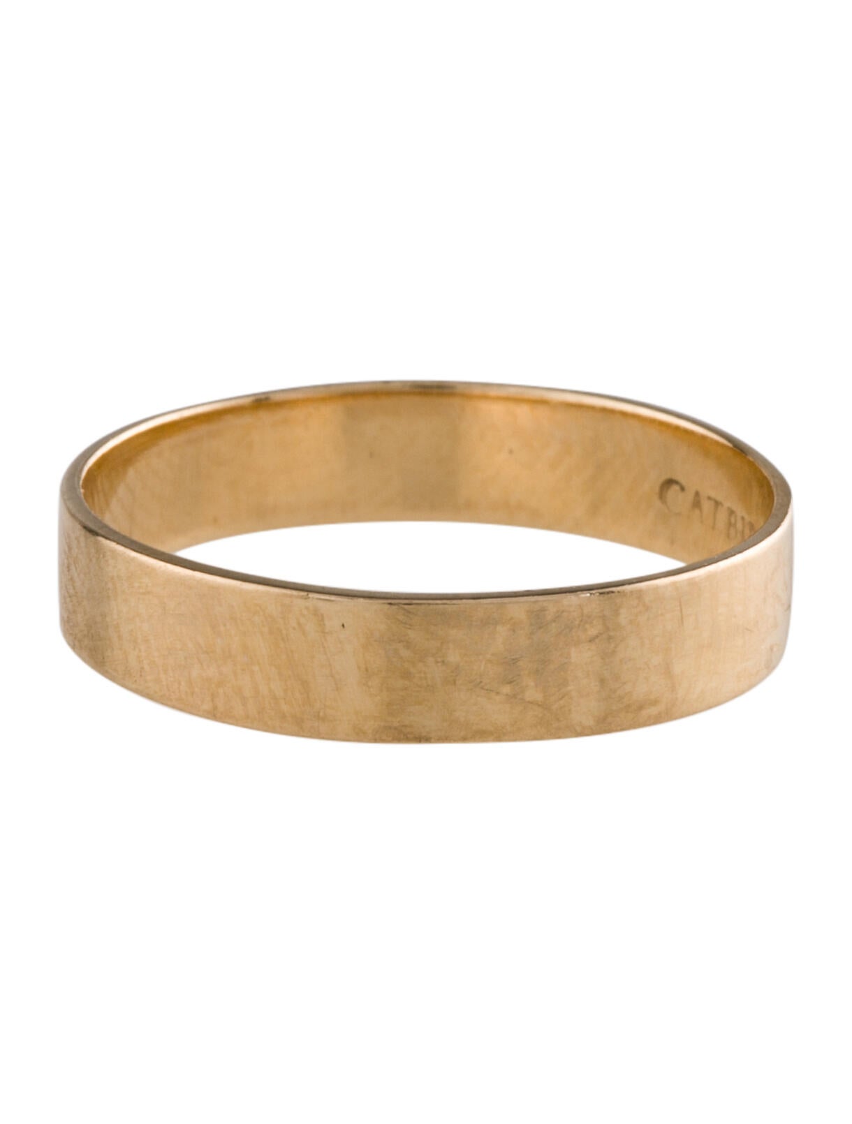 Catbird 14K Tomboy Band - 14K Yellow Gold Band, Rings - WCATB20481 ...