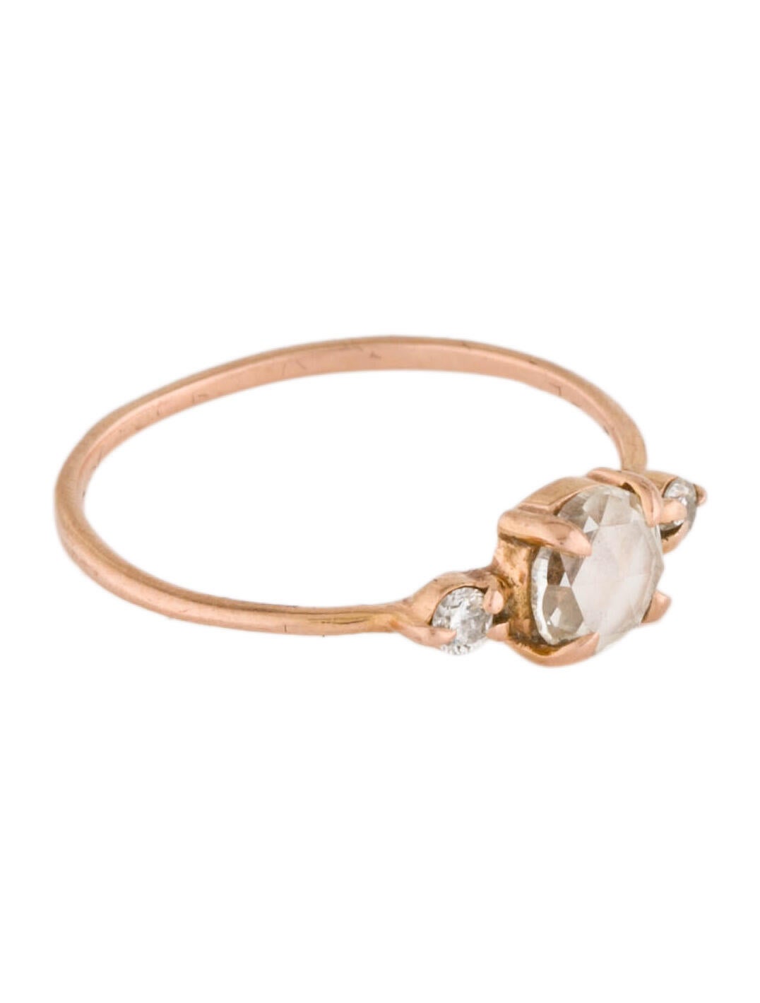 Catbird 14K Diamond Odette the Swan Engagement Ring - 14K Rose Gold ...