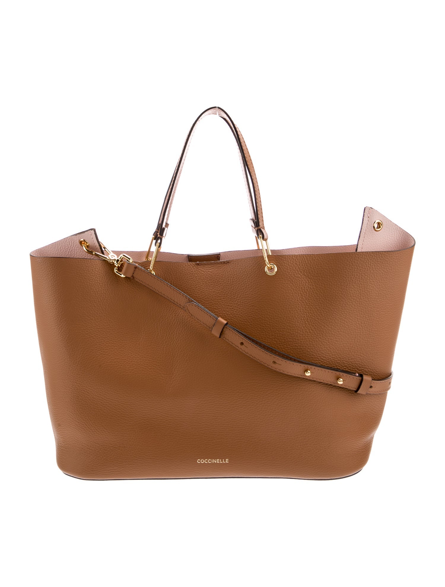 Coccinelle Leather Tote - Brown Totes, Handbags - WCCCN20624 | The RealReal