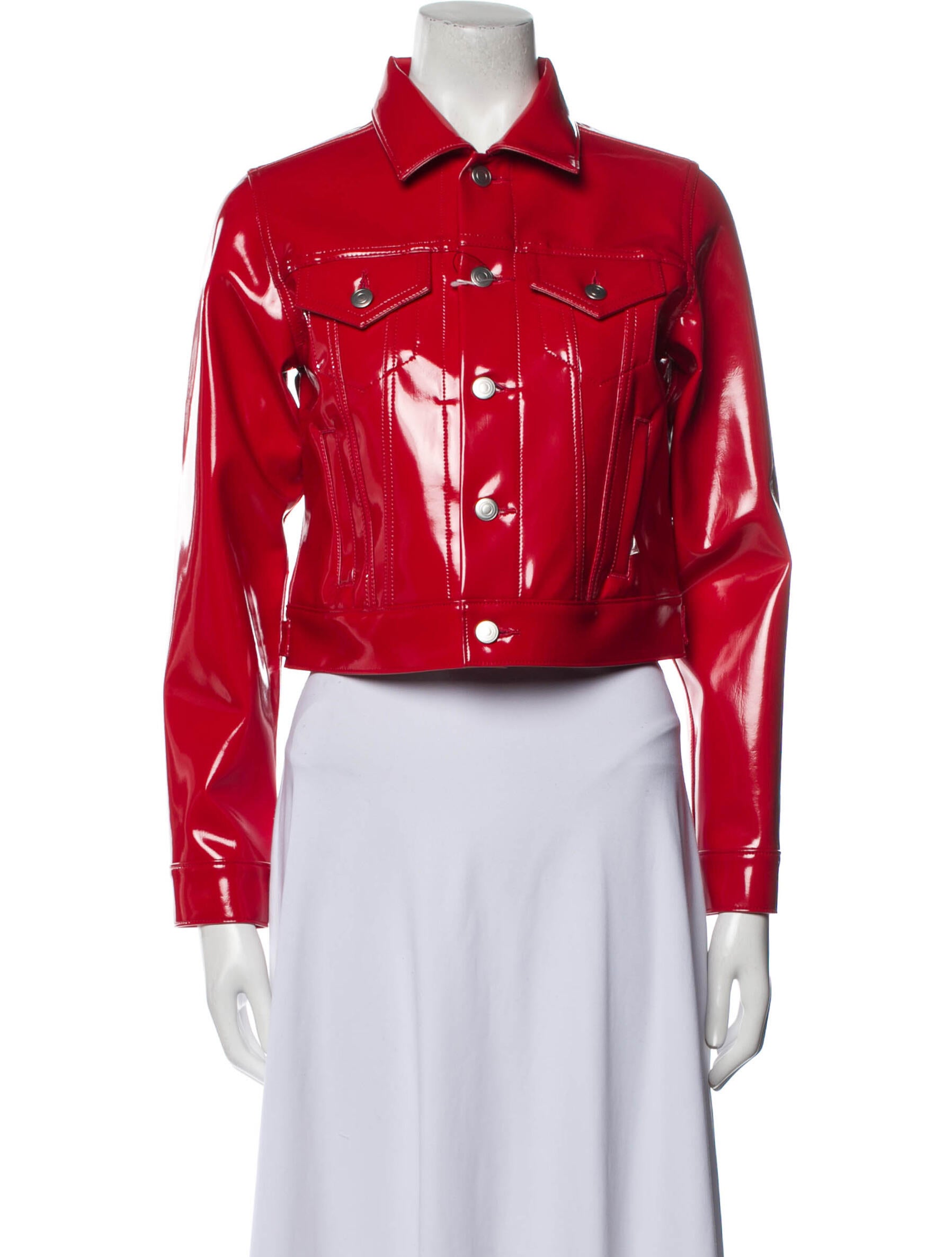Comme des Garçons Girl Biker Jacket - Red Jackets, Clothing ...