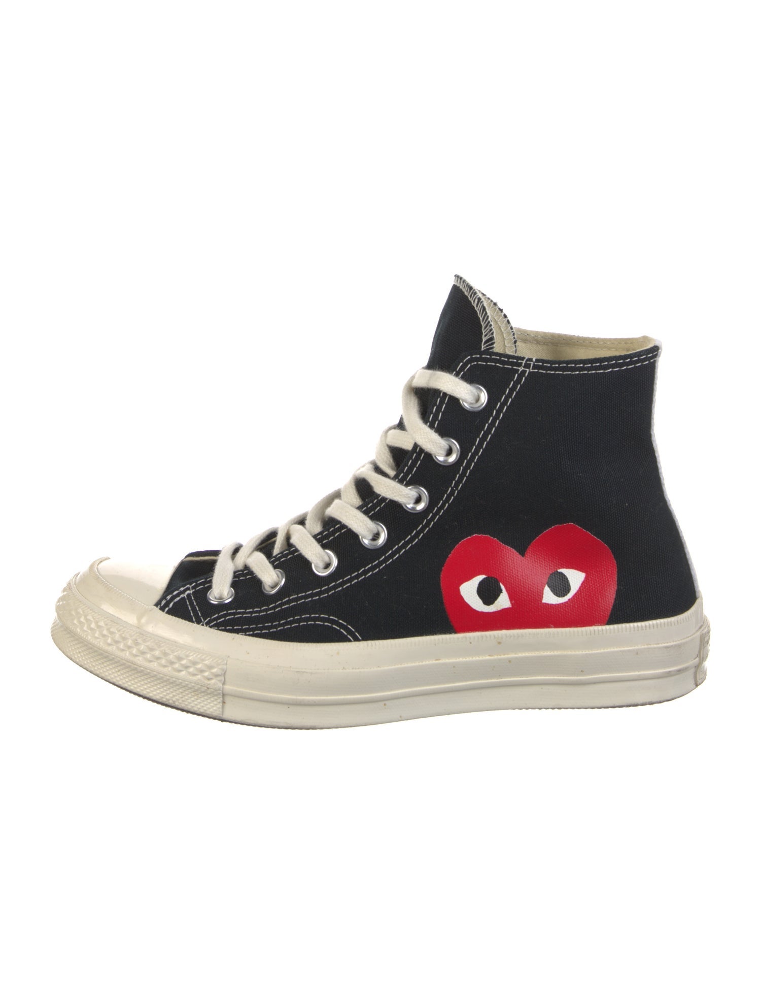 Comme des Garçons Play x Converse Canvas Colorblock Pattern Sneakers ...