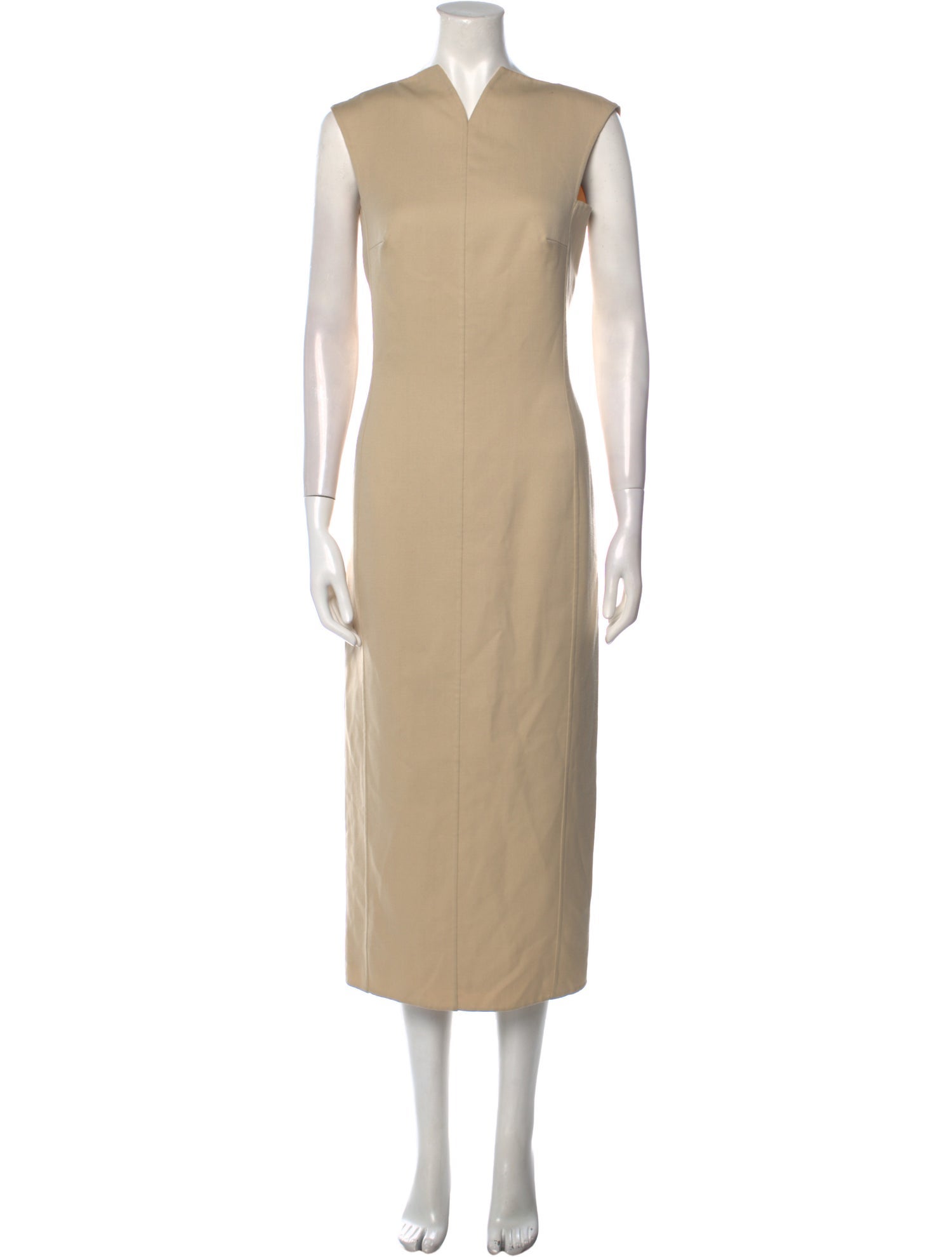 Chado by Ralph Rucci Vintage Midi Length Dress - Neutrals Dresses ...
