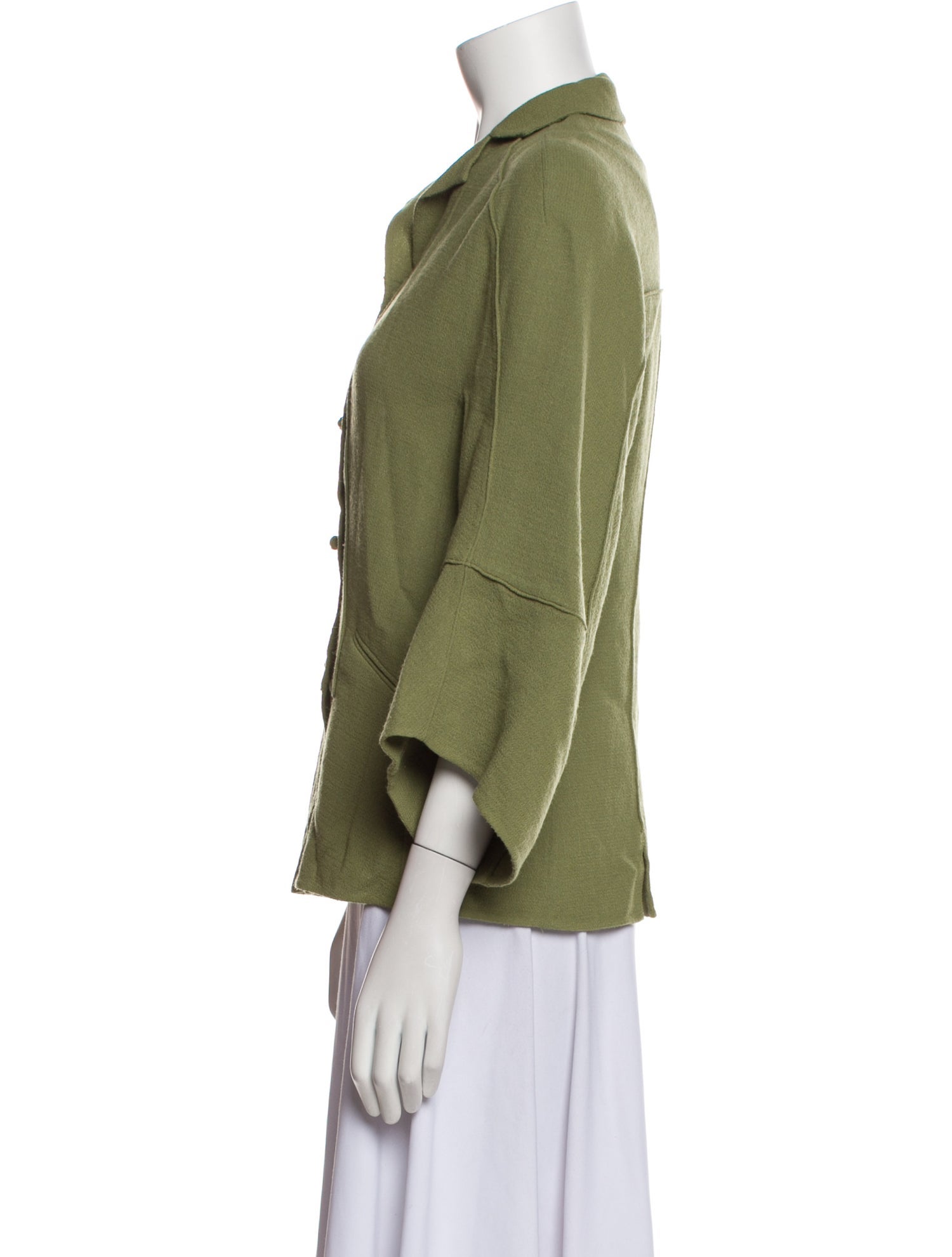 Chado by Ralph Rucci Late 2000's - Early 2010's Jacket - Green Jackets ...