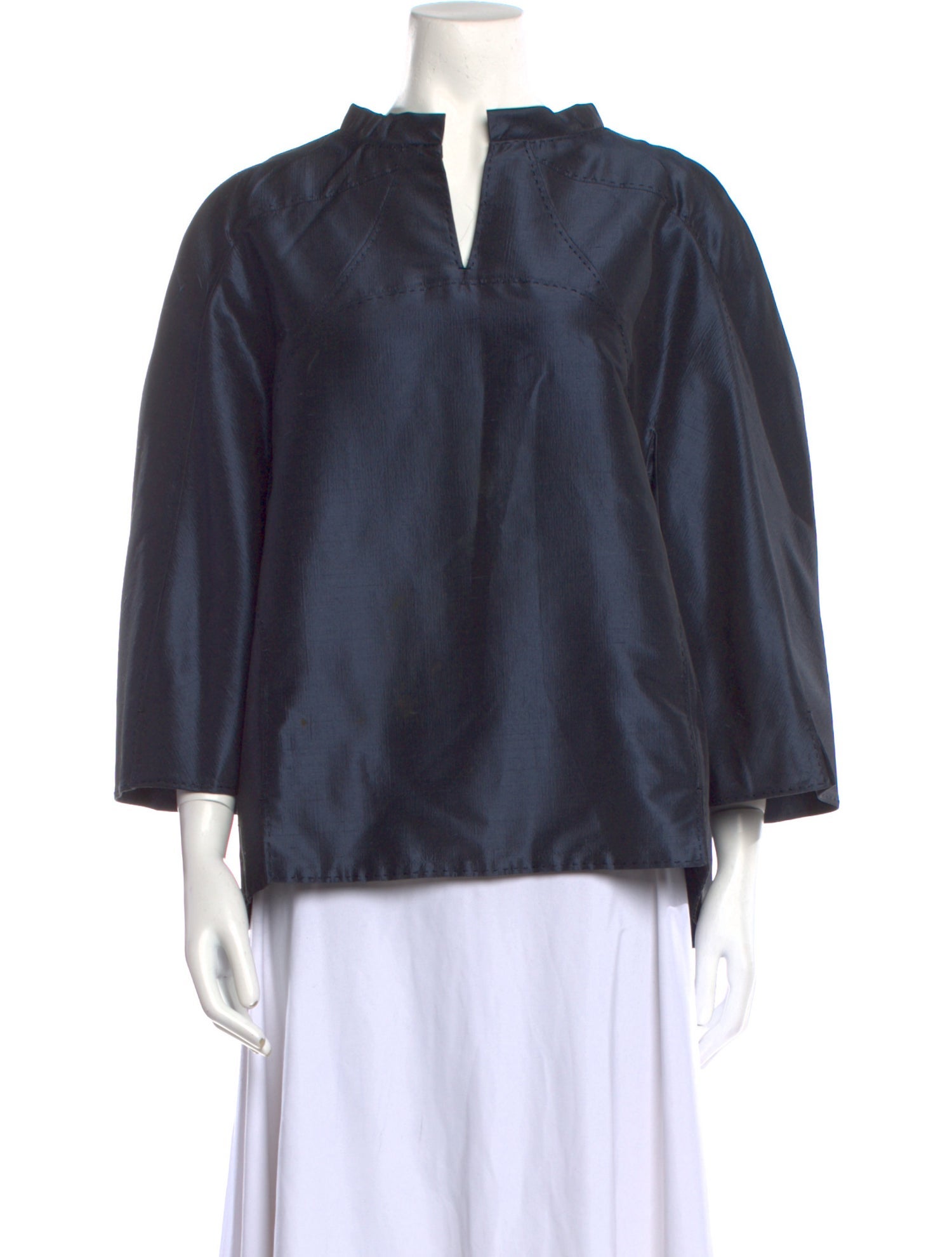 Chado by Ralph Rucci Vintage 2000's Blouse - Blue Tops, Clothing ...