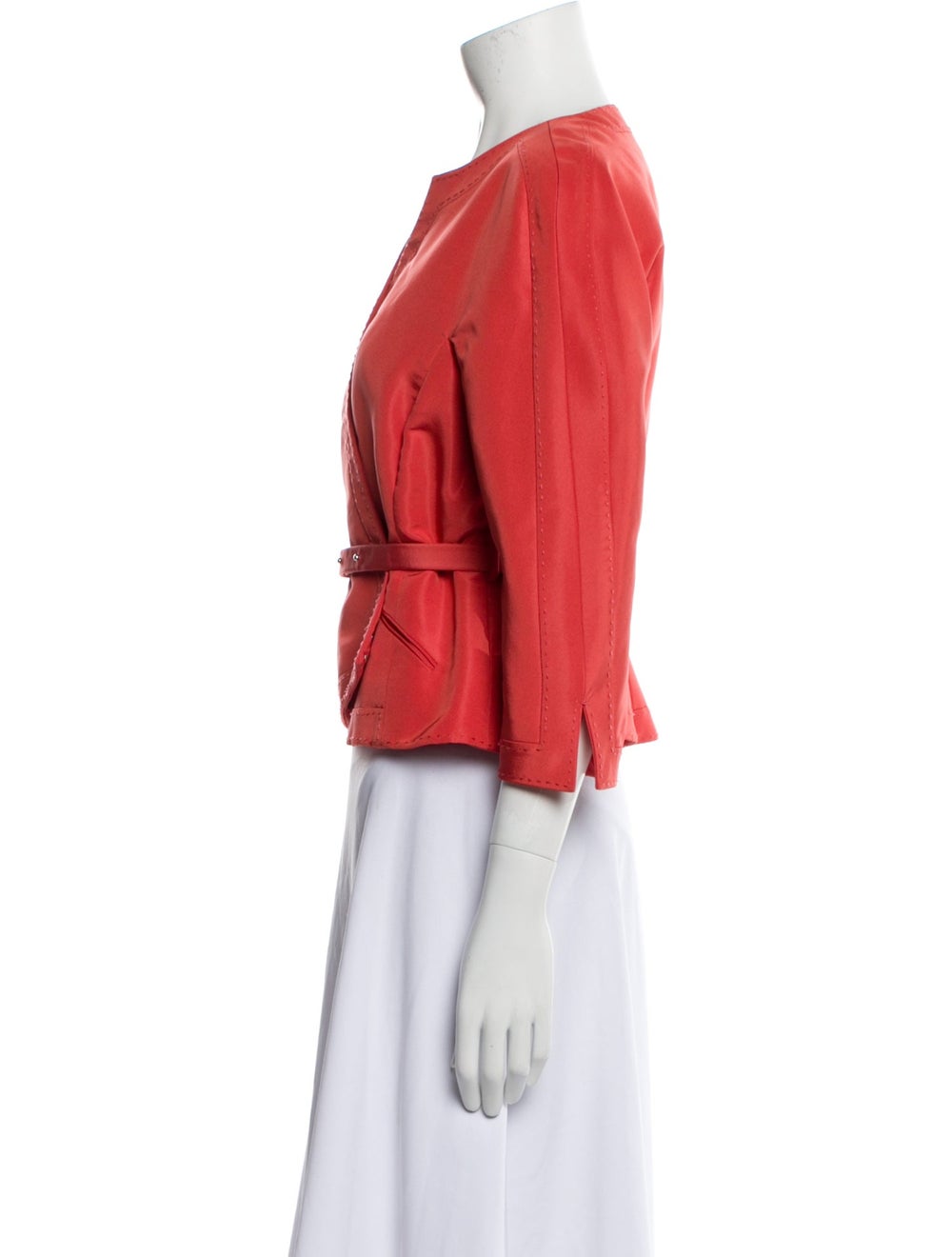 Chado by Ralph Rucci Silk Jacket - Orange Jackets, Clothing ...