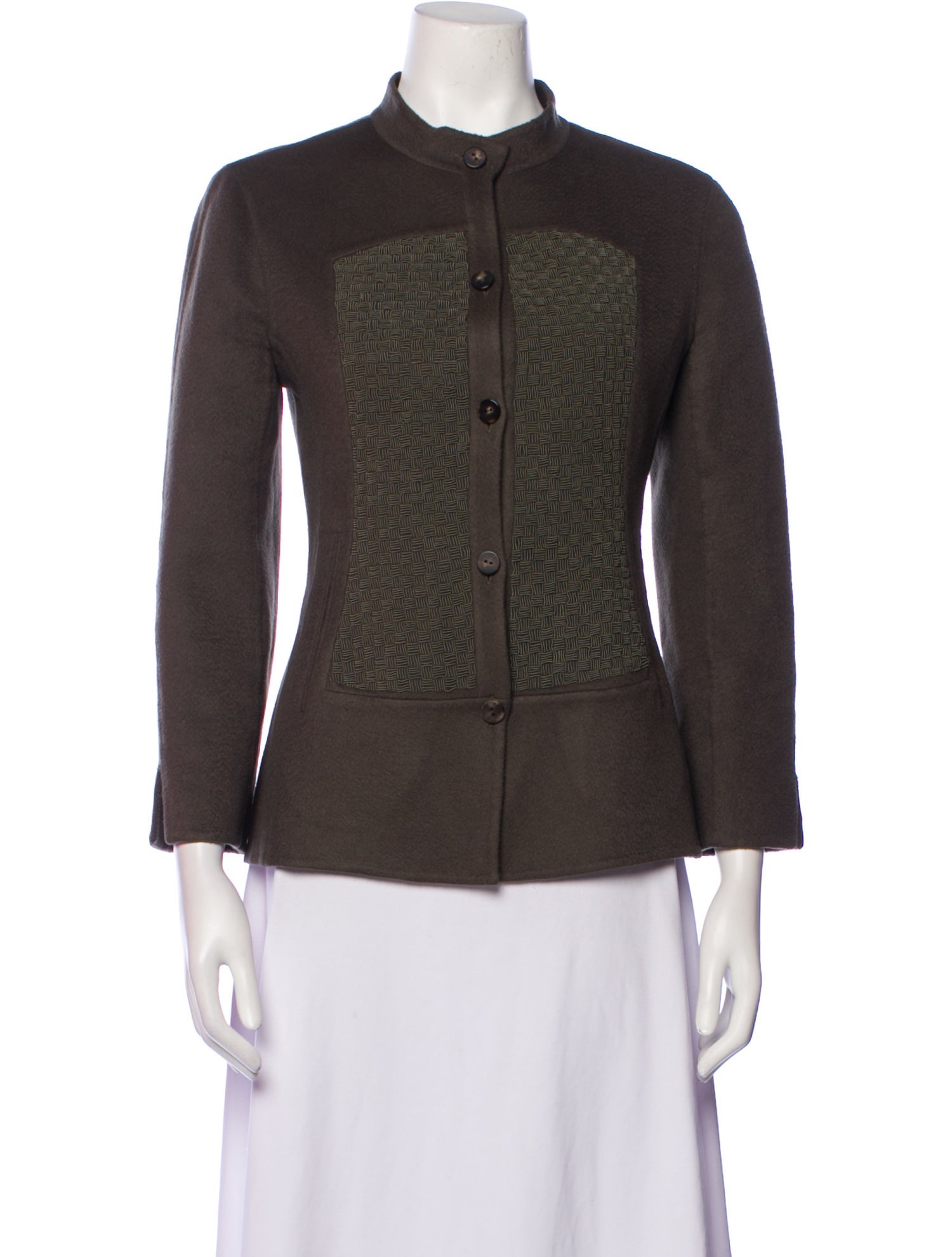 Chado by Ralph Rucci Vintage Late 1990's - Early 2000's Jacket - Green ...