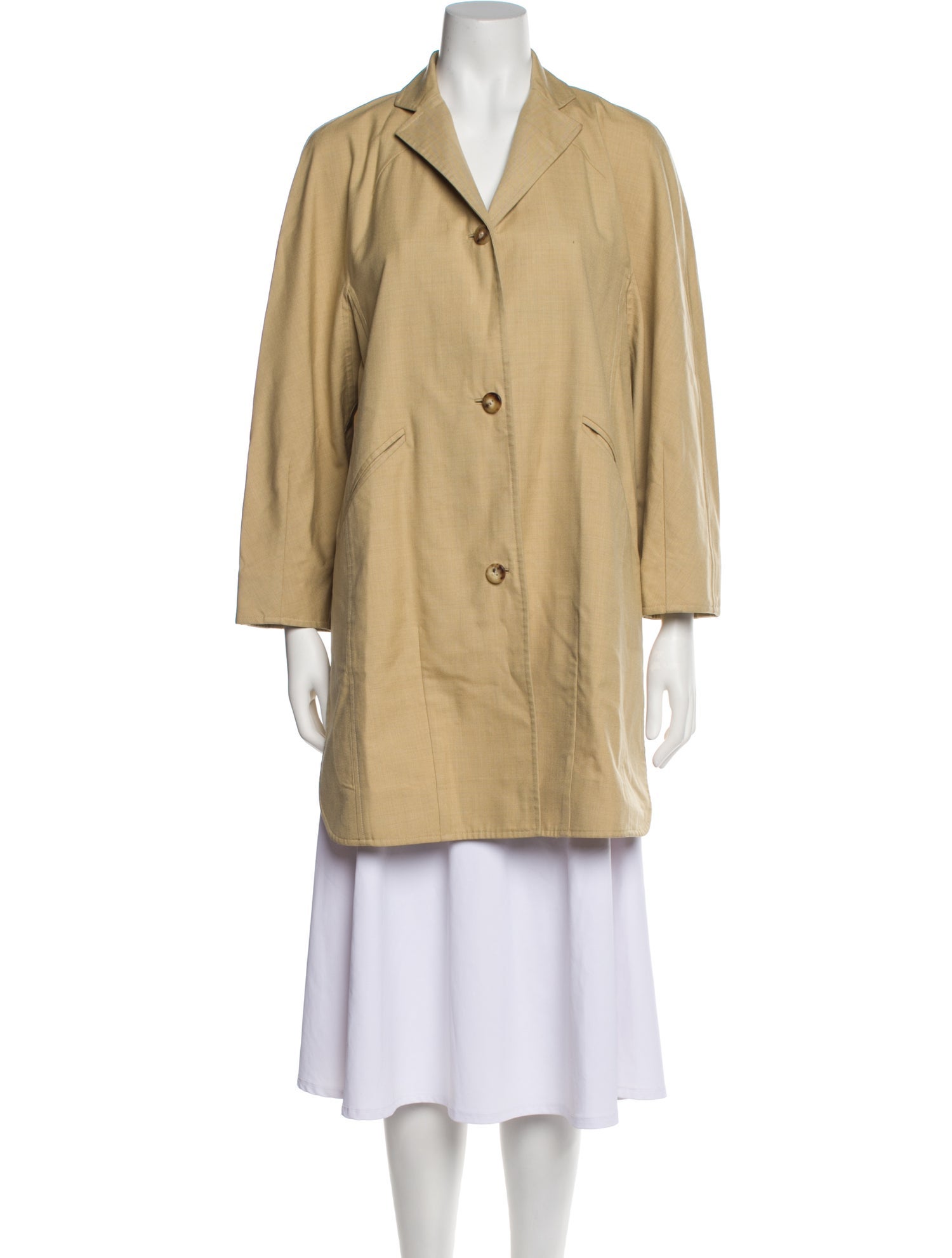 Chado by Ralph Rucci Vintage Late 1990's - Early 2000's Coat - Yellow ...