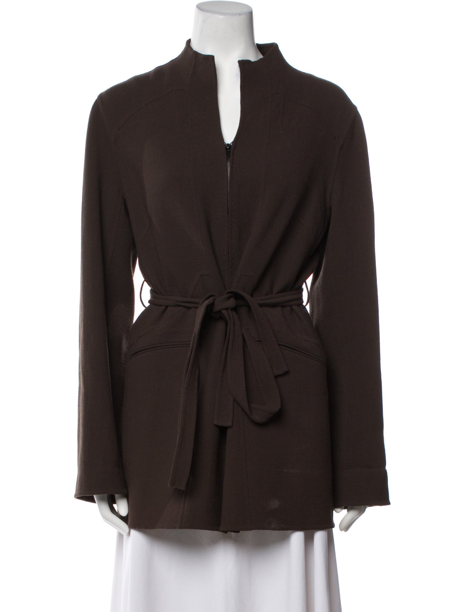 Chado by Ralph Rucci Vintage 2000's Coat - Brown Coats, Clothing ...