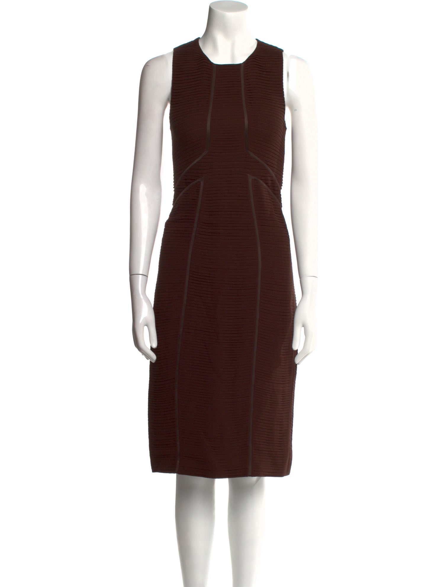 Chado by Ralph Rucci Vintage Midi Length Dress - Brown Dresses ...