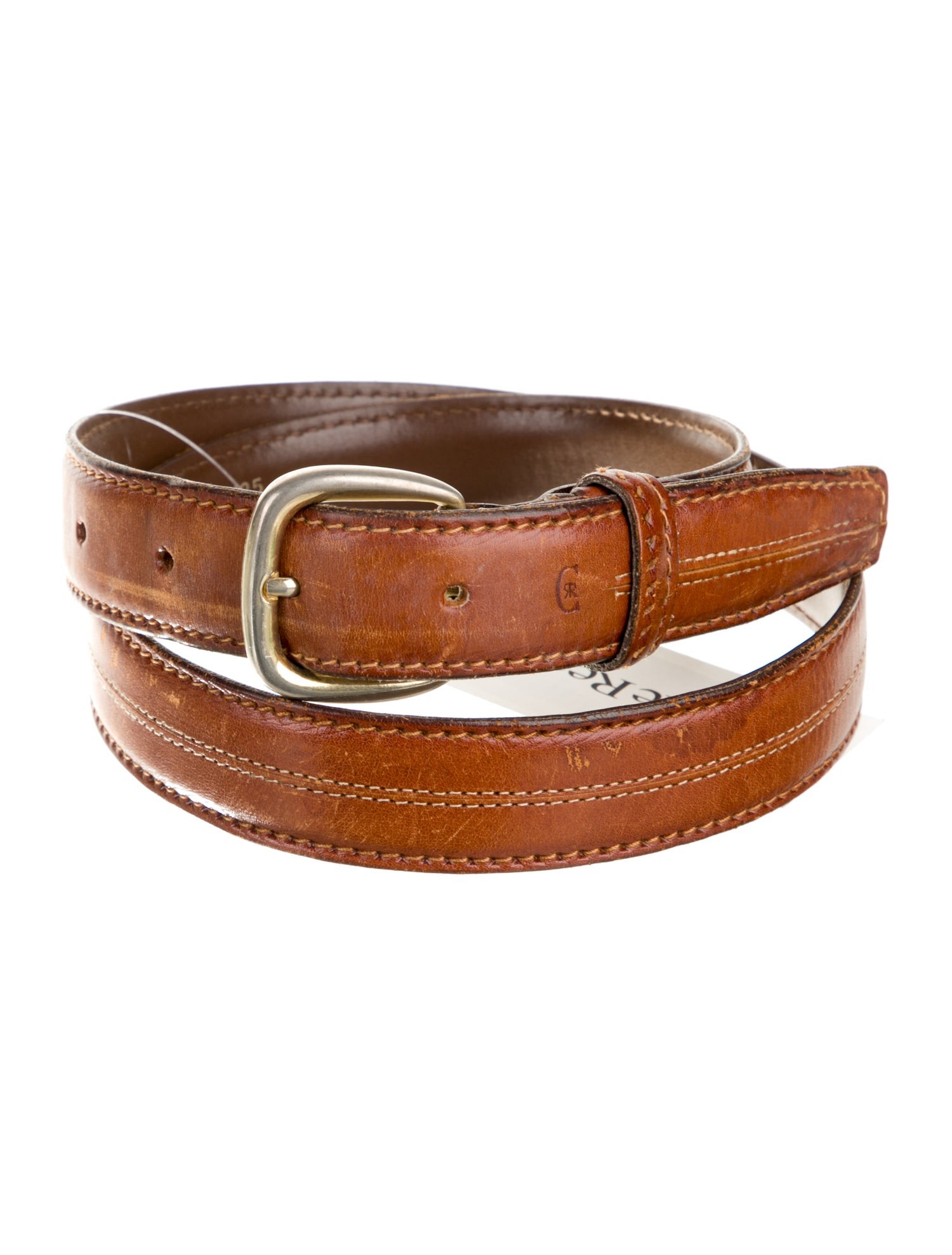 Cerruti 1881 Vintage Skinny Belt - Brown Belts, Accessories ...