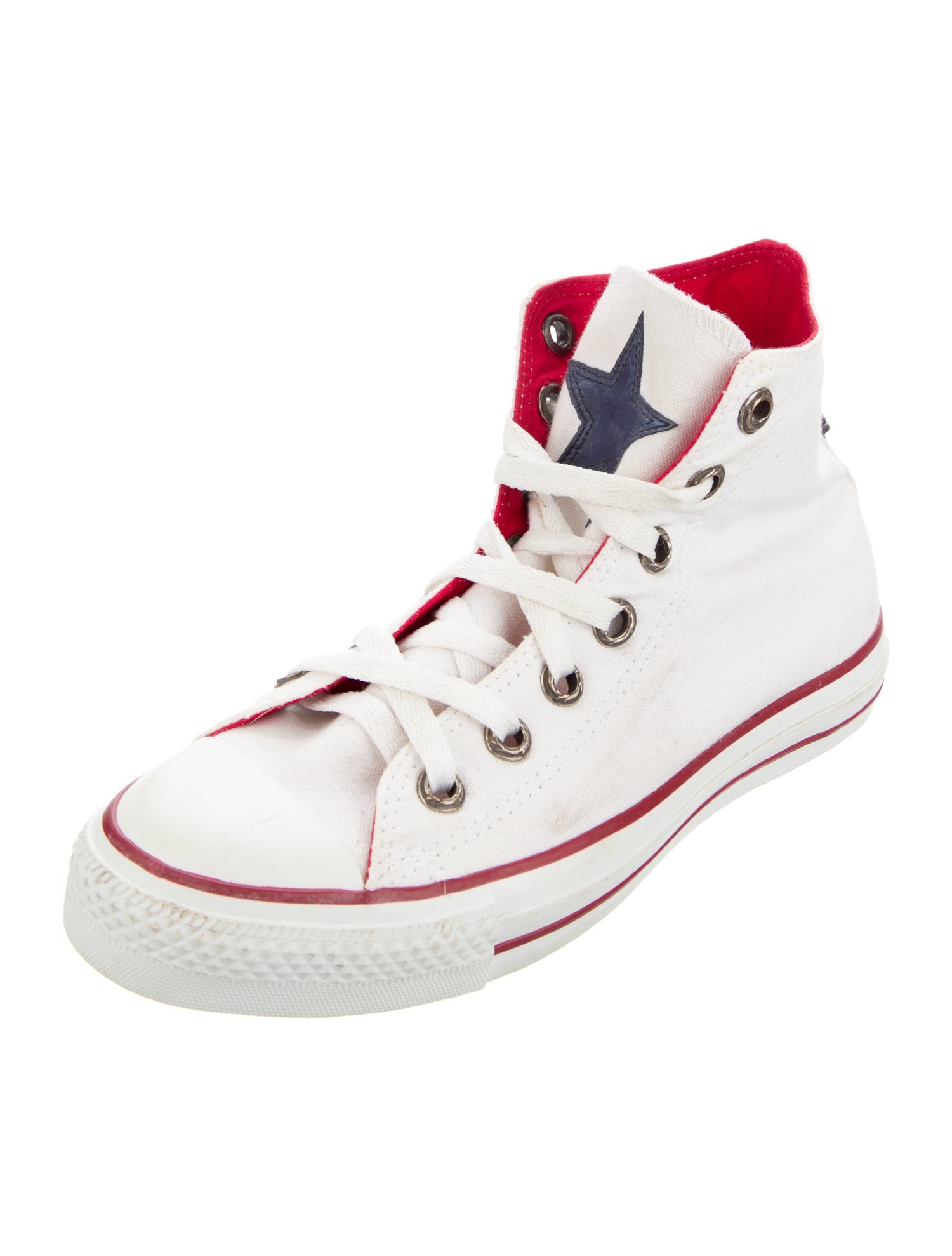 Chrome Hearts x Converse Canvas Studded Accents Sneakers - White ...