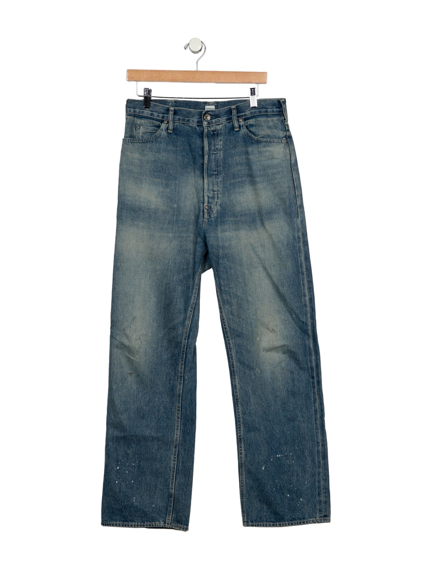 Chimala Straight-Leg Jeans - Blue, 13.75" Rise Jeans, Clothing ...