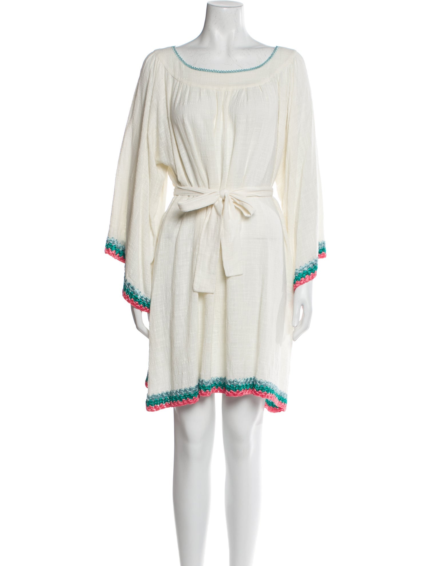 Chio Striped Mini Dress - Neutrals Dresses, Clothing - WCHOE20448 | The ...