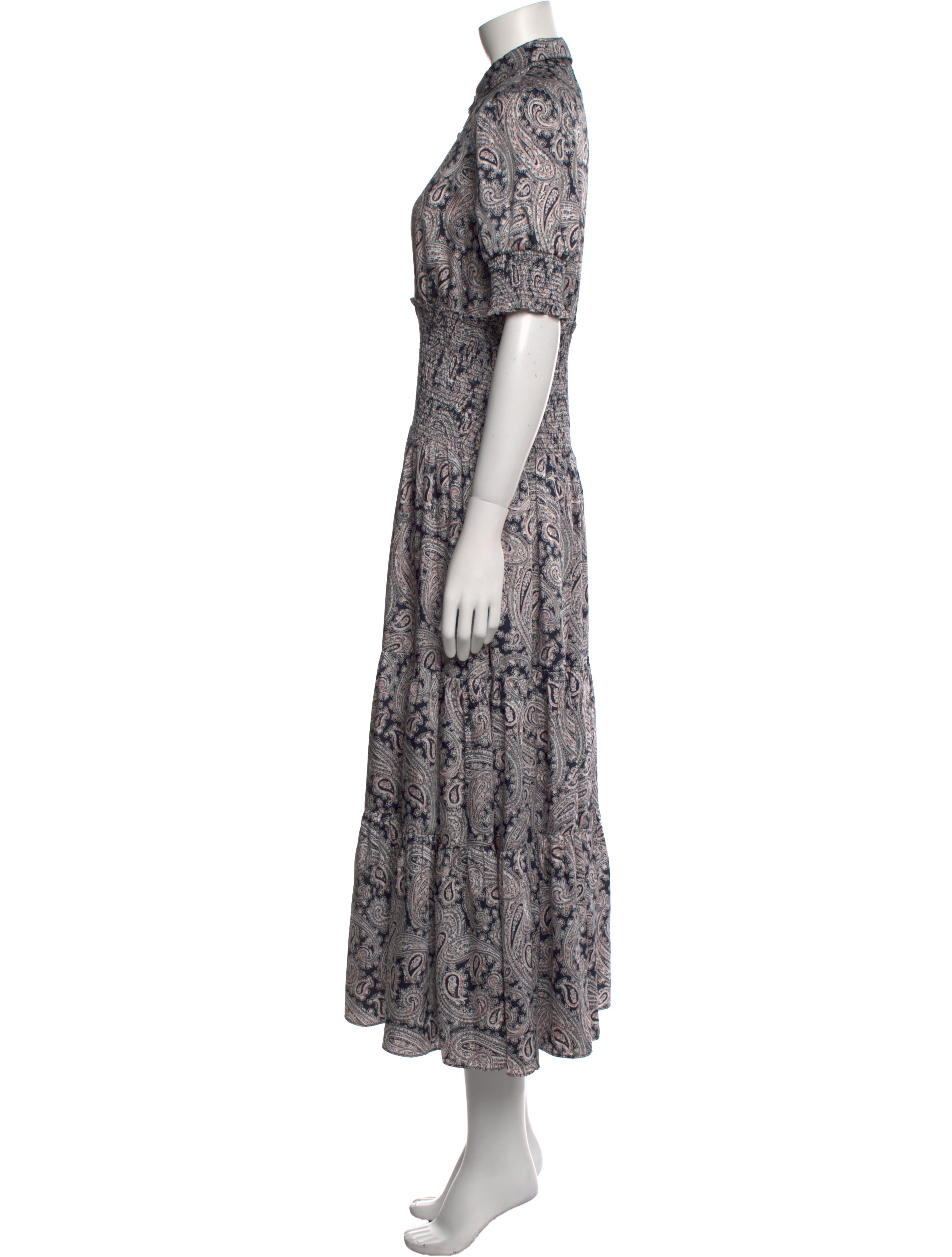 Cinq à Sept Floral Print Long Dress - Dresses, Clothing - WCINQ58827 ...