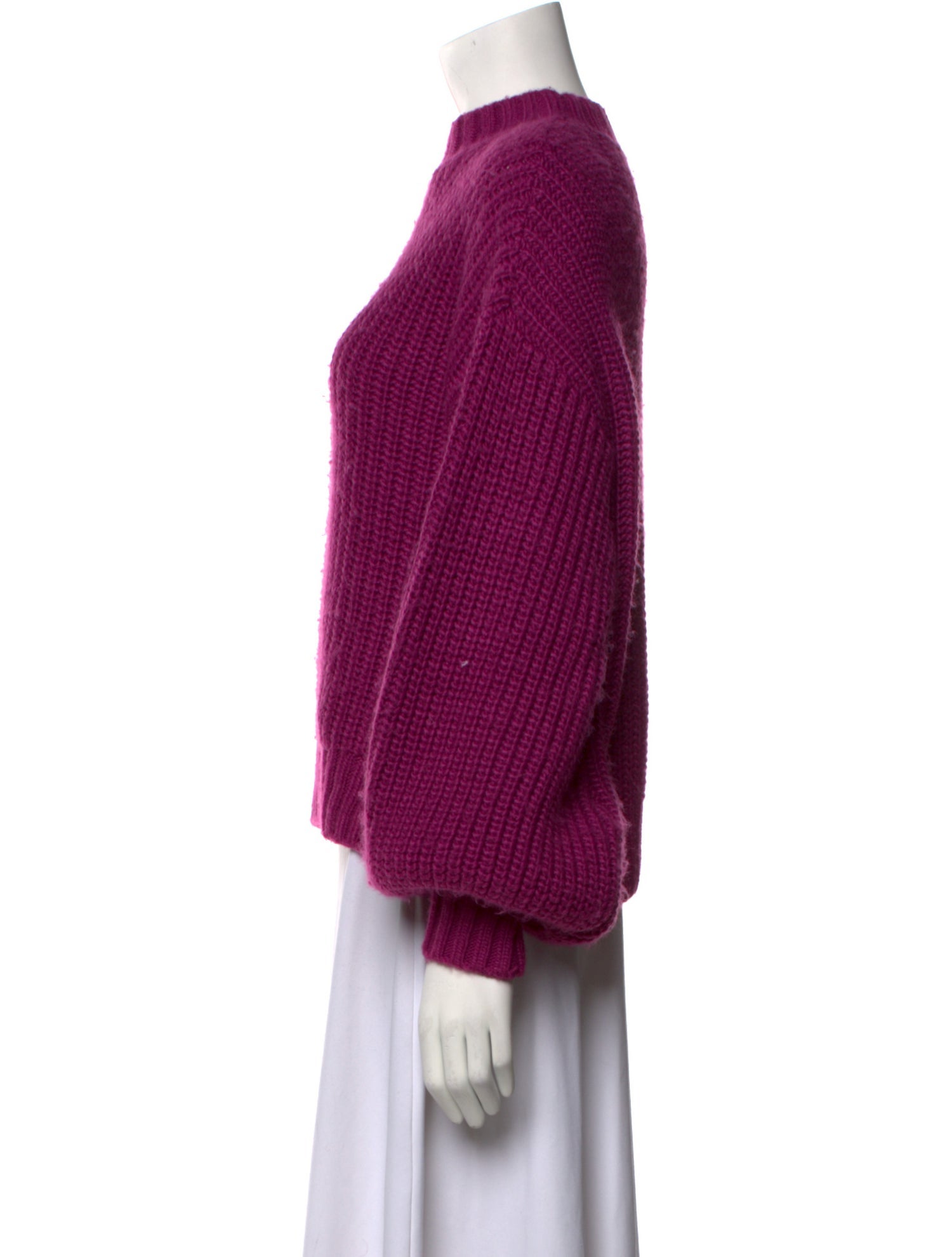 Barney's New York Cashmere Crew Neck Sweater - Yellow Knitwear ...