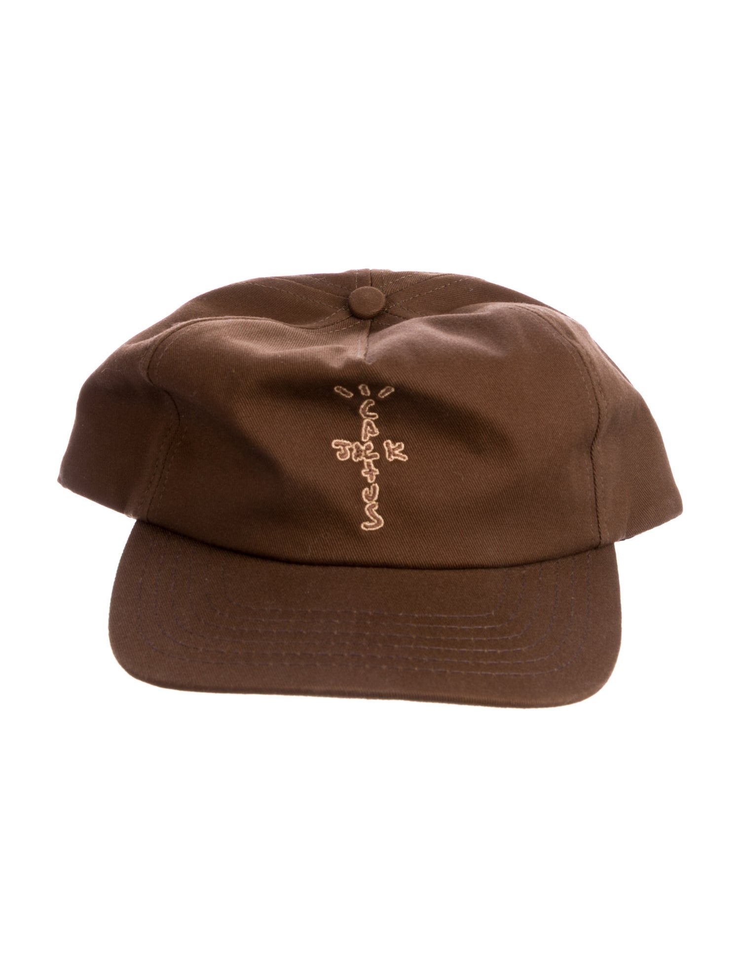 Cactus Jack Travis Scott Highest In The Room Baseball Hat - Brown Hats ...