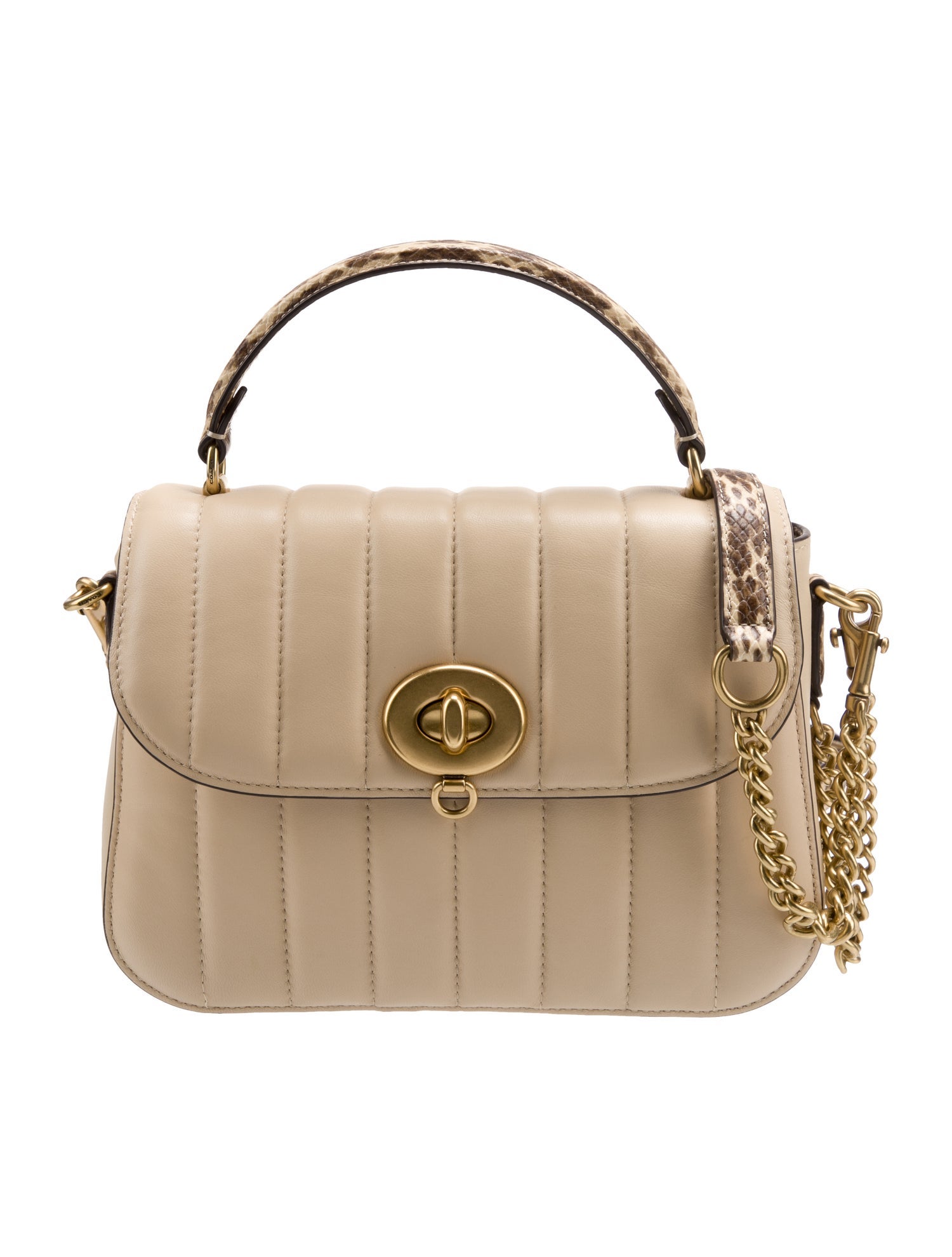 Coach x Jennifer Lopez x Jennifer Lopez Chain-Link Leather Crossbody ...