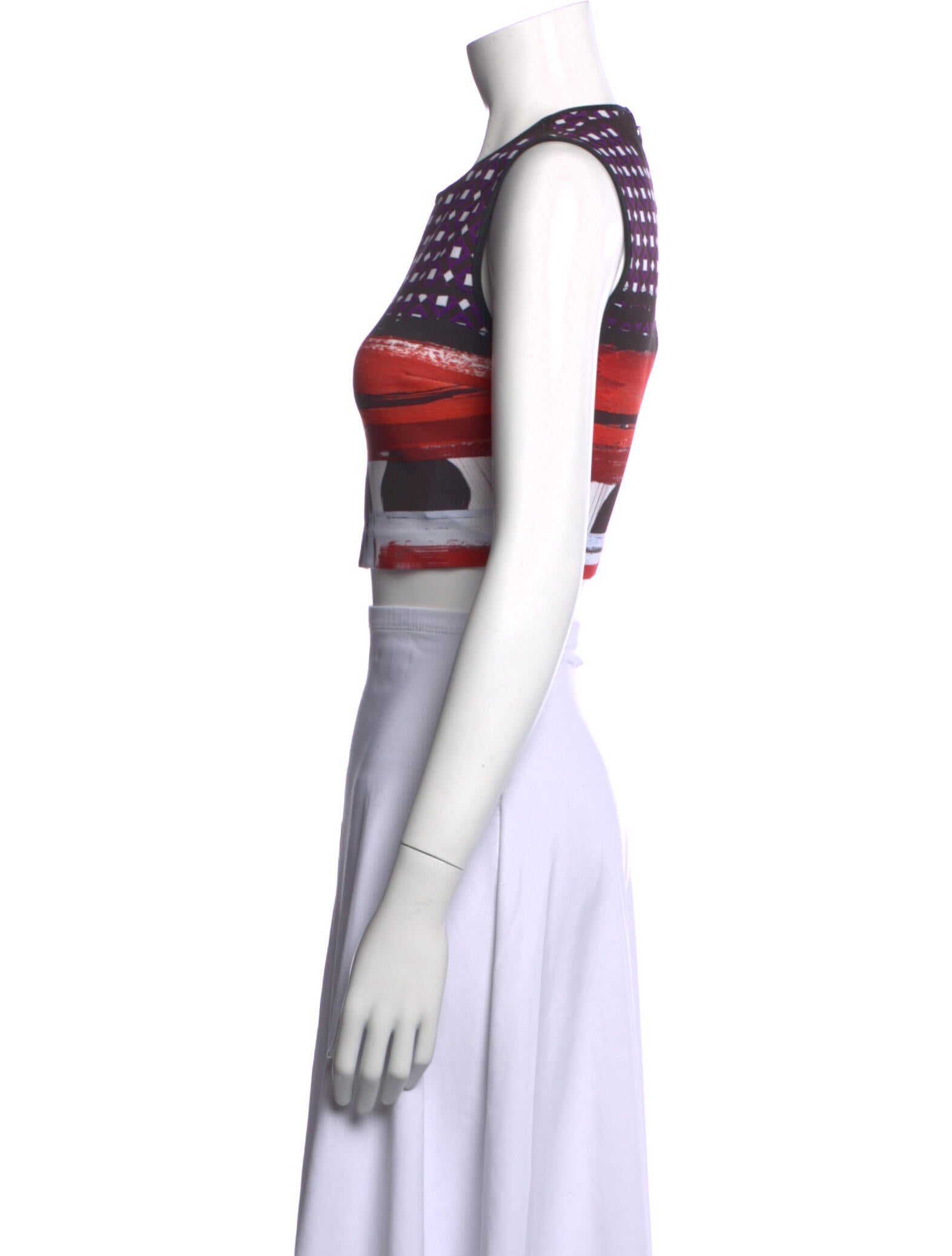 Clover Canyon Printed Sleeveless Top - Pink Tops, Clothing - WCL25109 ...