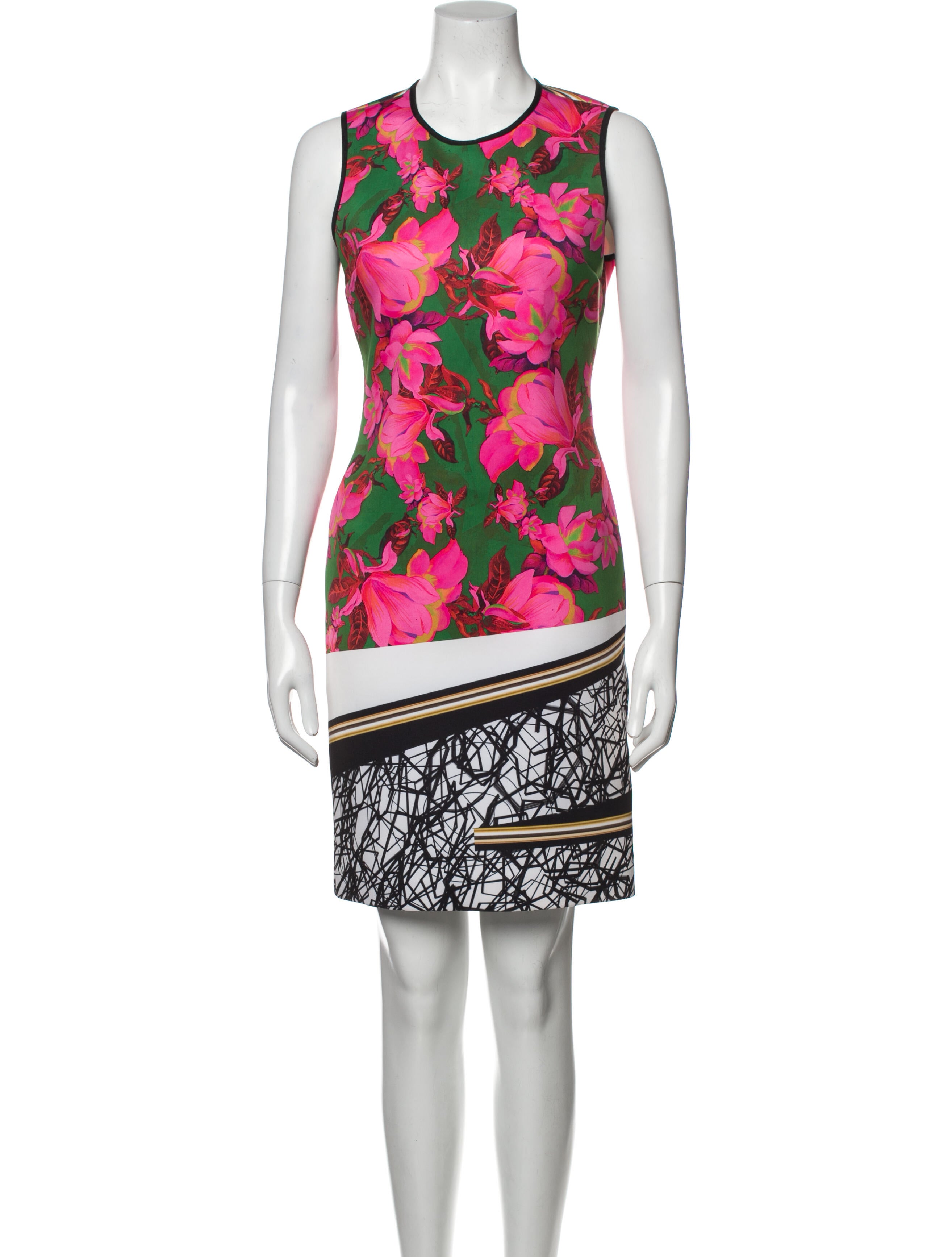 Clover Canyon Digital Print Mini Dress - Black Dresses, Clothing ...