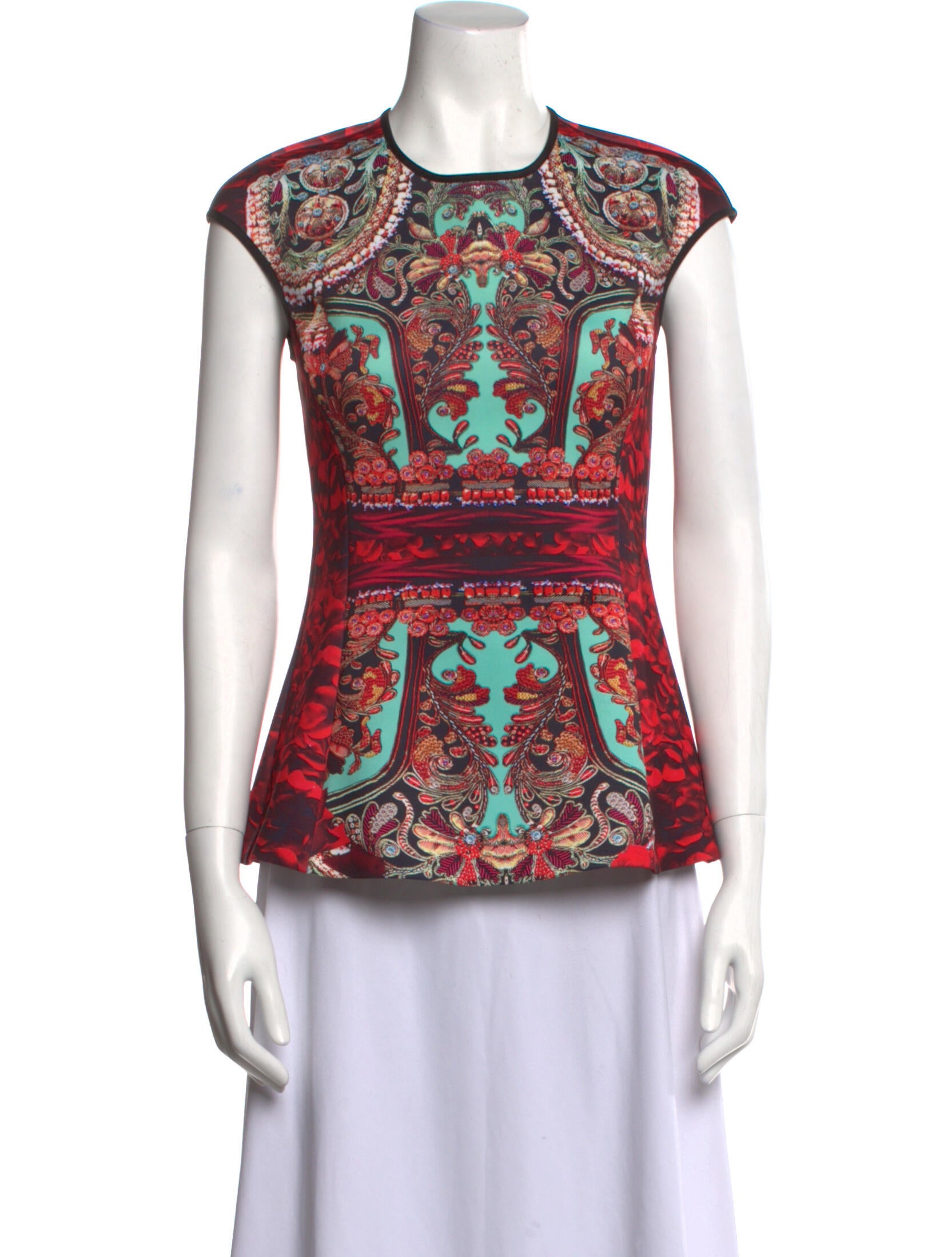 Clover Canyon Printed Sleeveless Top - Pink Tops, Clothing - WCL25109 ...