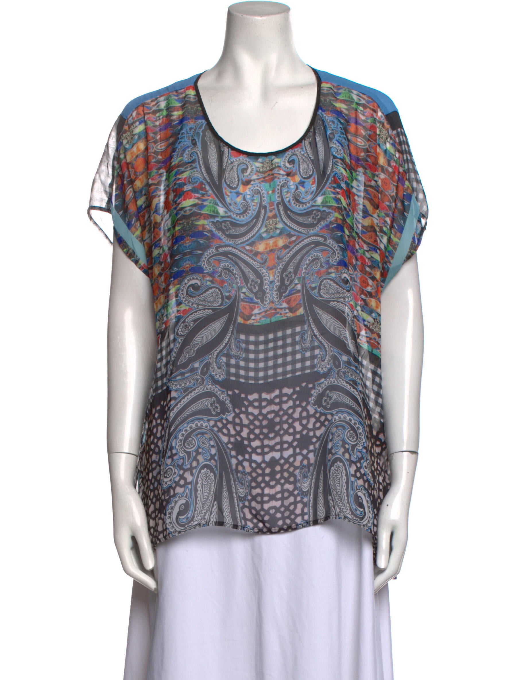 Clover Canyon Printed Sleeveless Top - Pink Tops, Clothing - WCL25109 ...