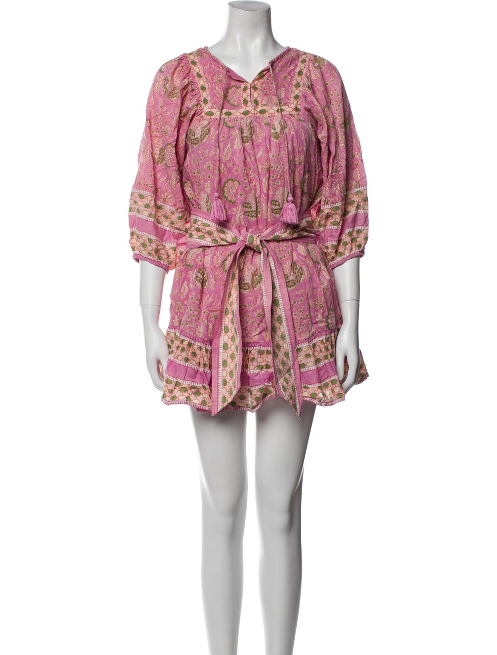 Cleobella Printed Mini Dress - Pink Dresses, Clothing - WCLEO26649 ...