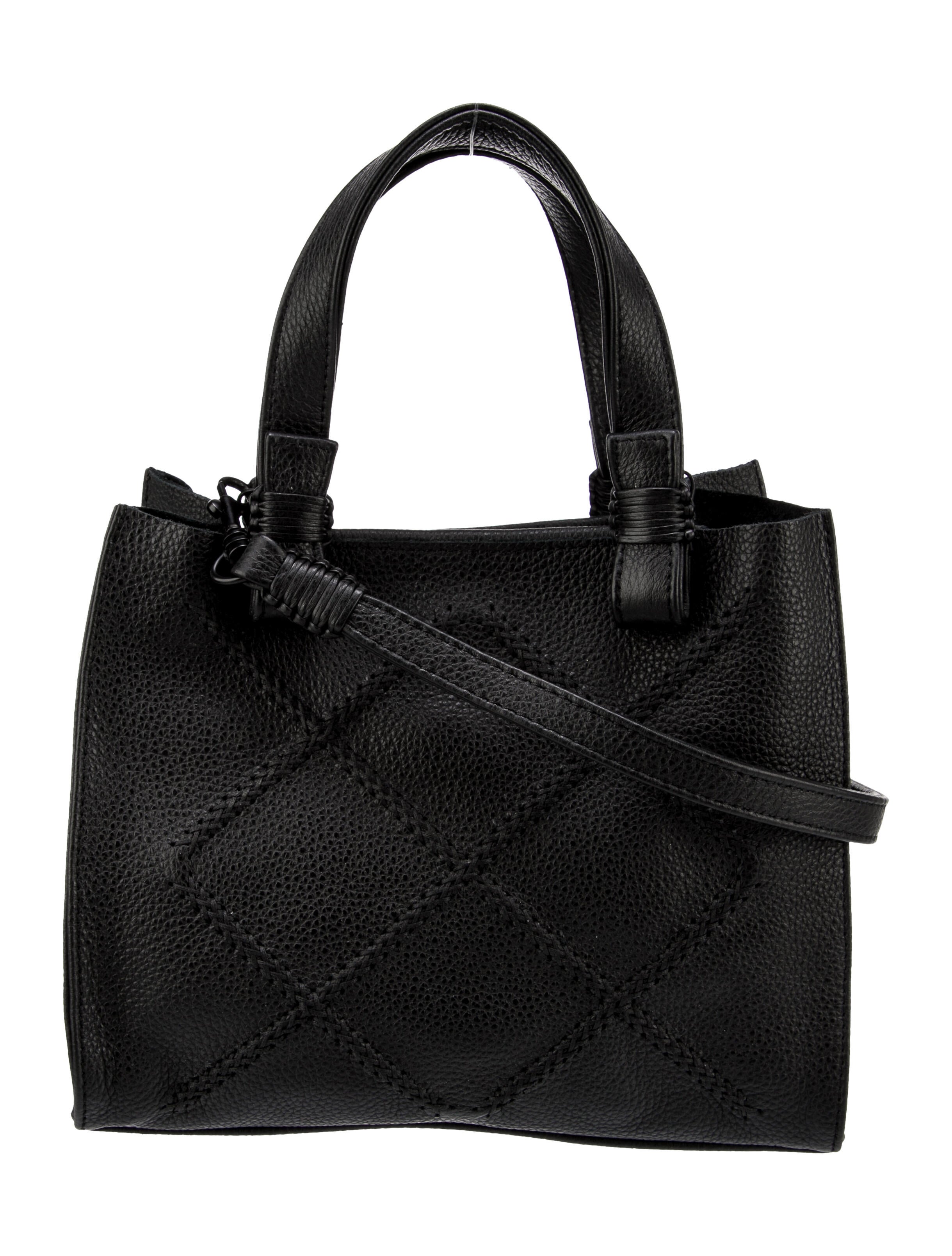 Callista Leather Handle Bag - Black Handle Bags, Handbags - WCLLS20057 ...
