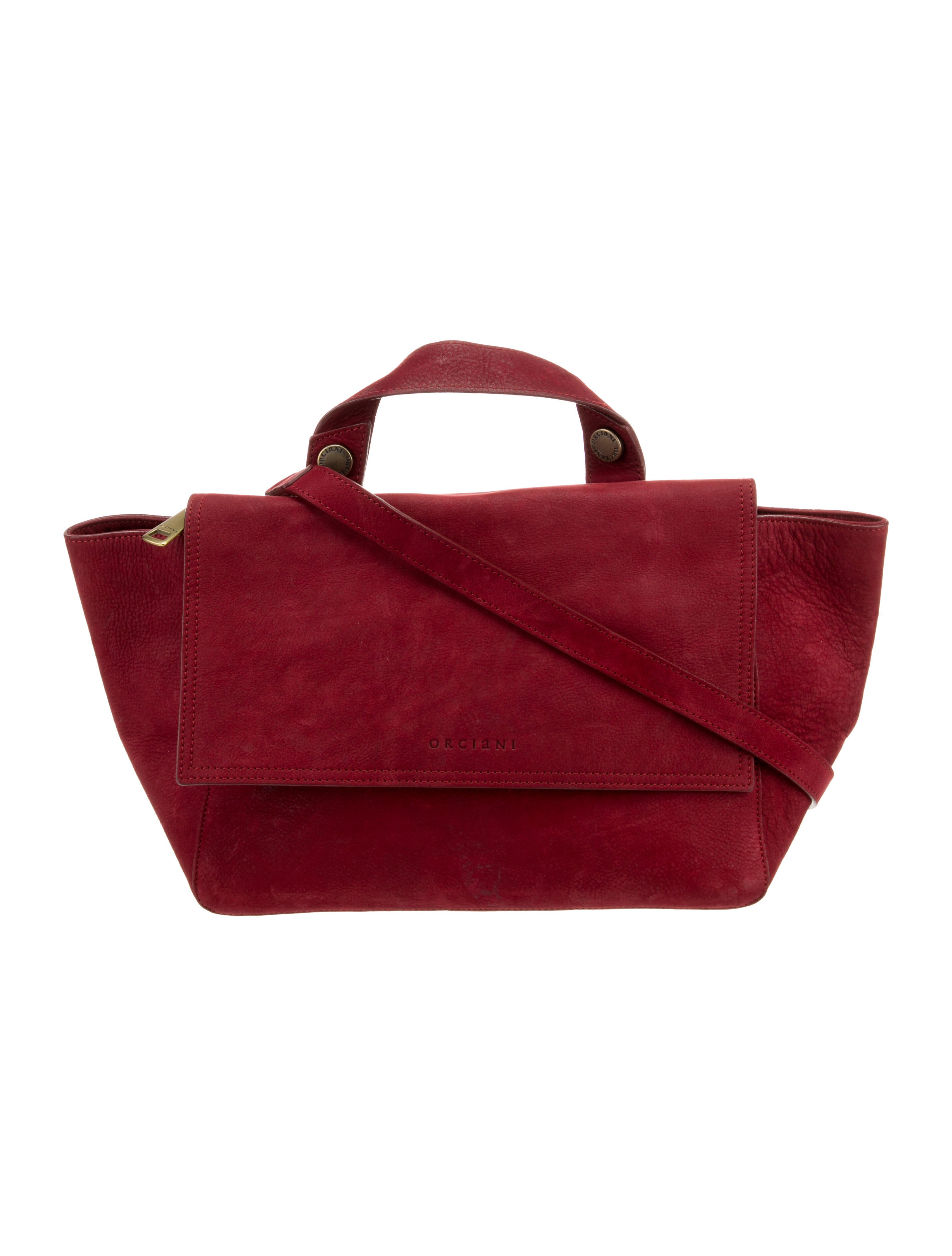 Claudio Orciani Leather Handle Bag - Red Handle Bags, Handbags ...