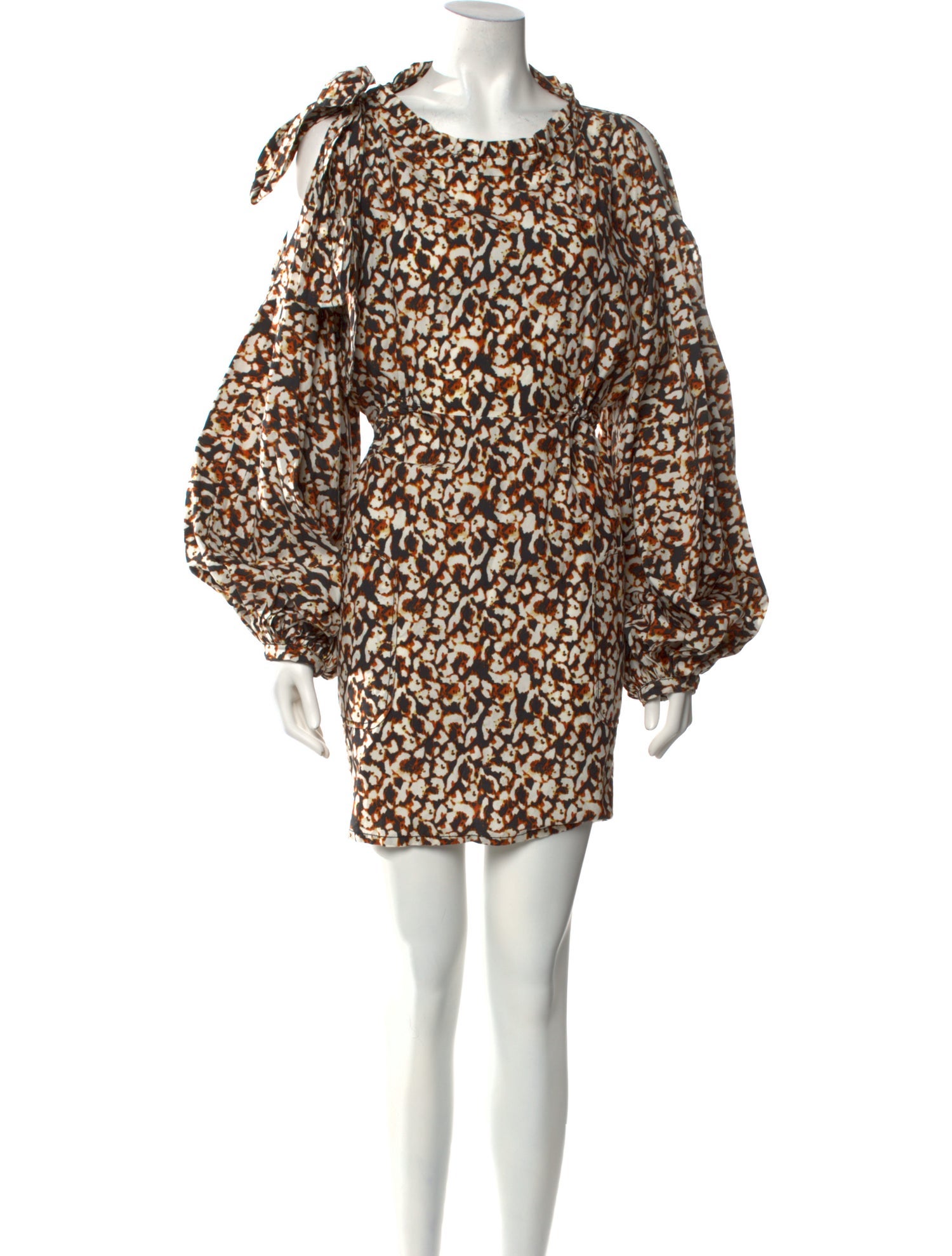 Camilla and Marc Animal Print Mini Dress - Black Dresses, Clothing ...