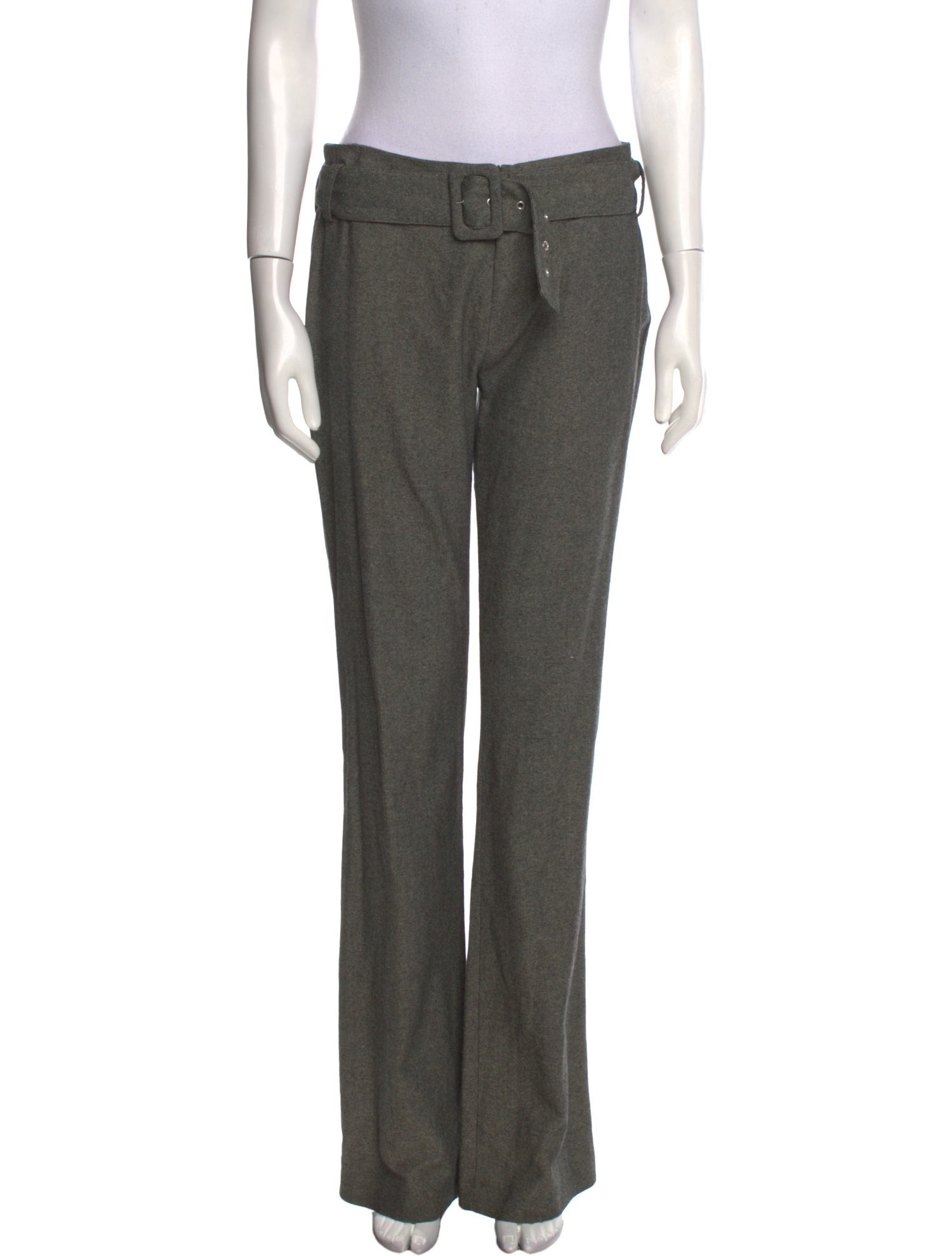 Coperni Virgin Wool Wide Leg Pants w/ Tags - Black, 9.75" Rise Pants ...