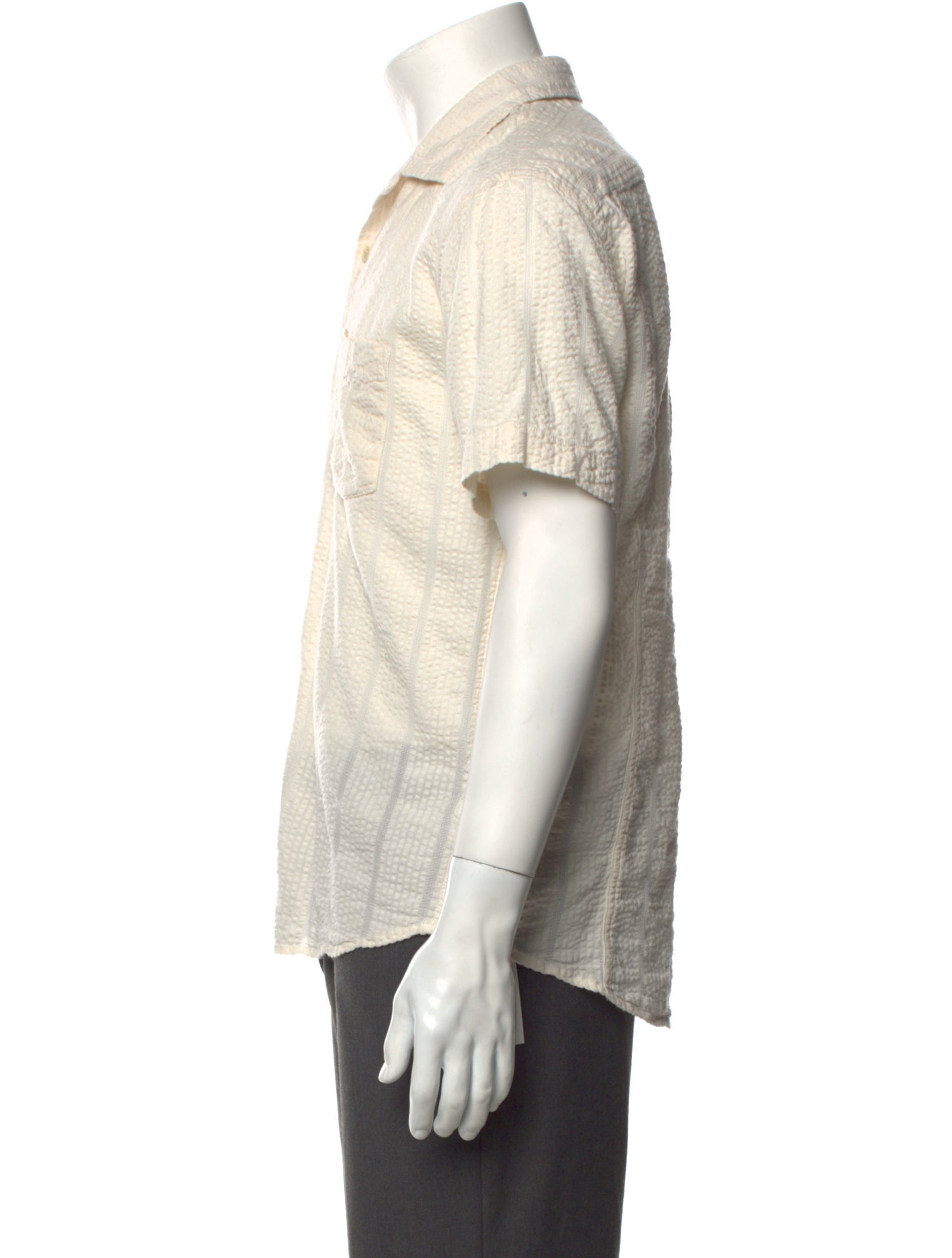 Tombolo Floral Print Short Sleeve Shirt - Neutrals Casual Shirts ...