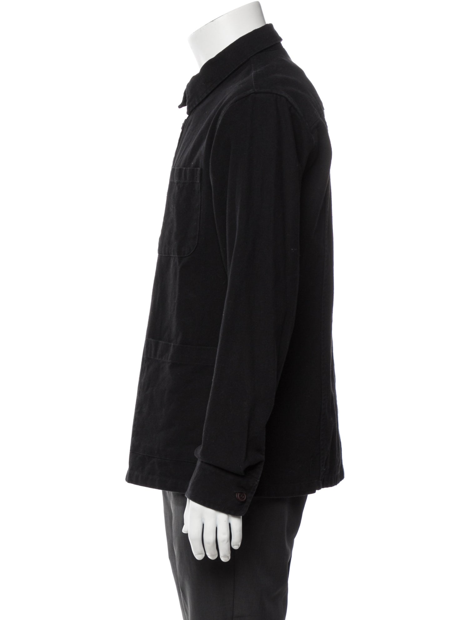 Rag & Bone Utility Jacket - Blue Outerwear, Clothing - WRAGB556664 ...