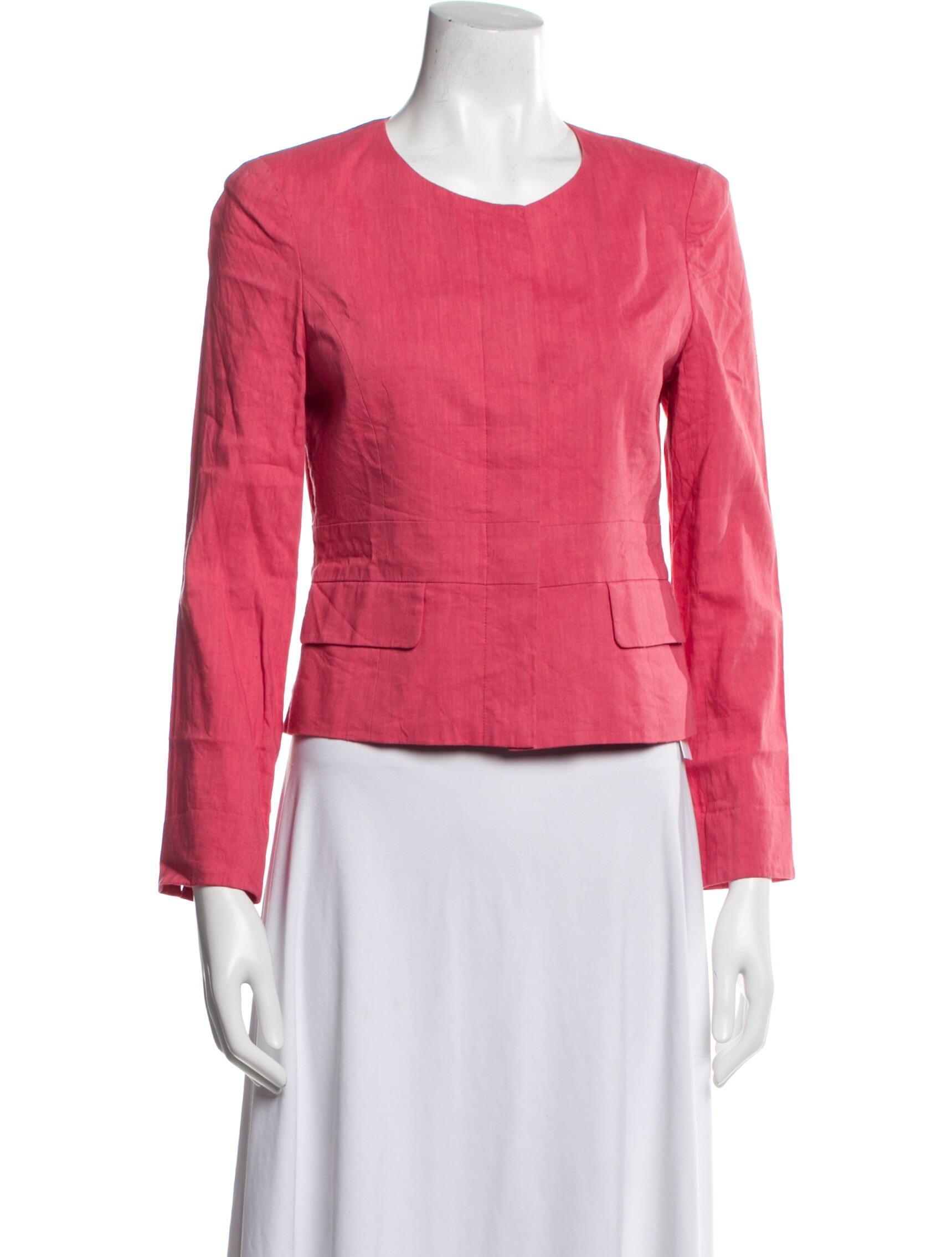 Courrèges Tweed Pattern Evening Jacket - Pink Jackets, Clothing ...
