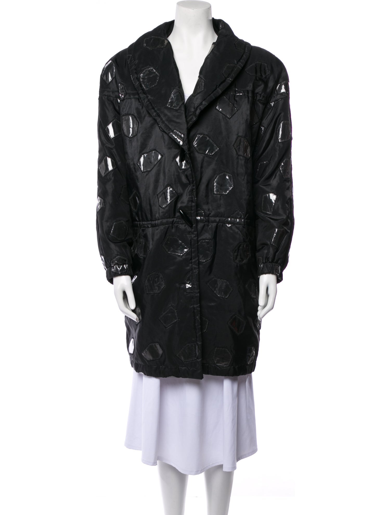 Courrèges Vintage 1980's Trench Coat - Black Coats, Clothing ...